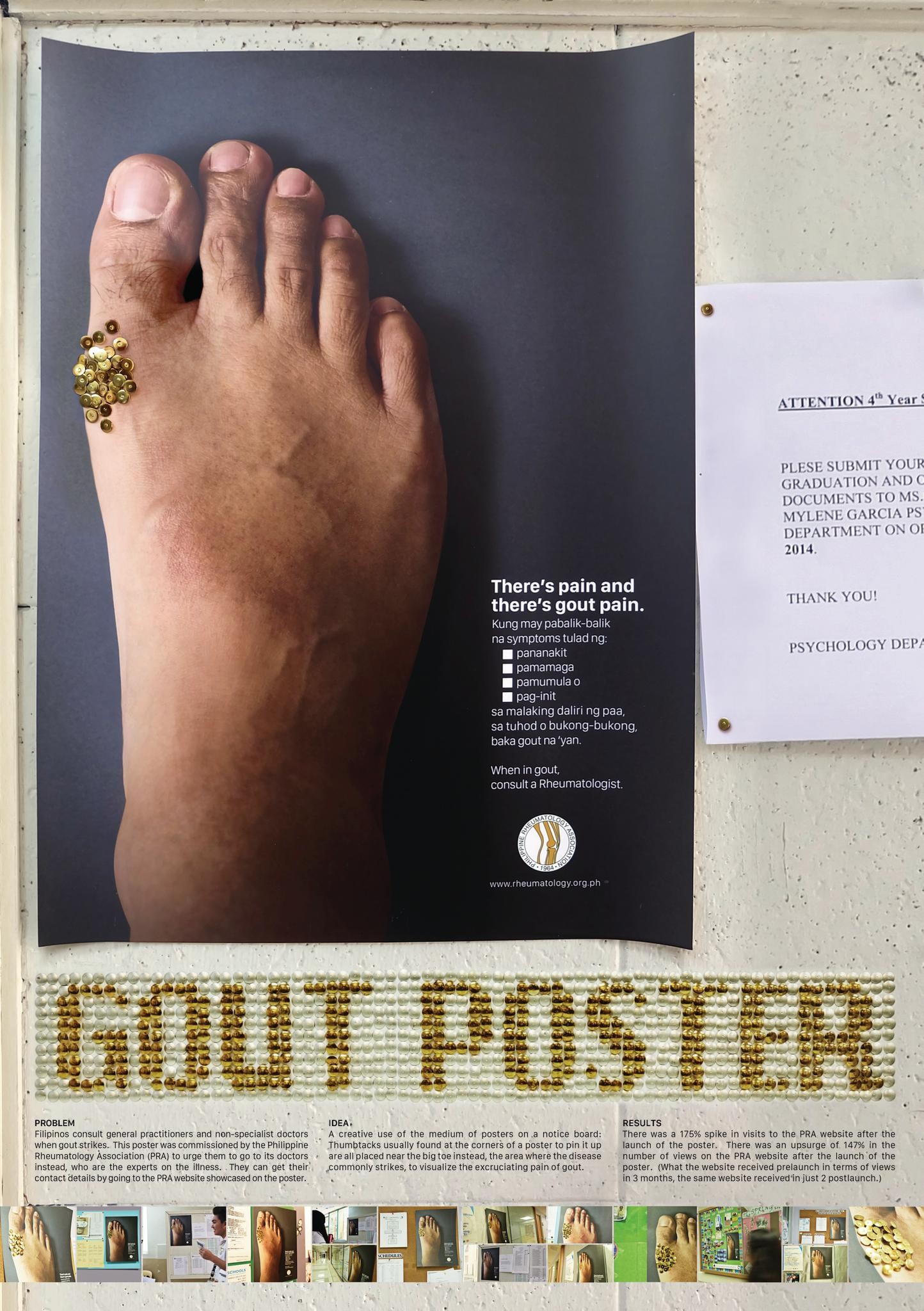 GOUT POSTERS | Campaign | THE WORK