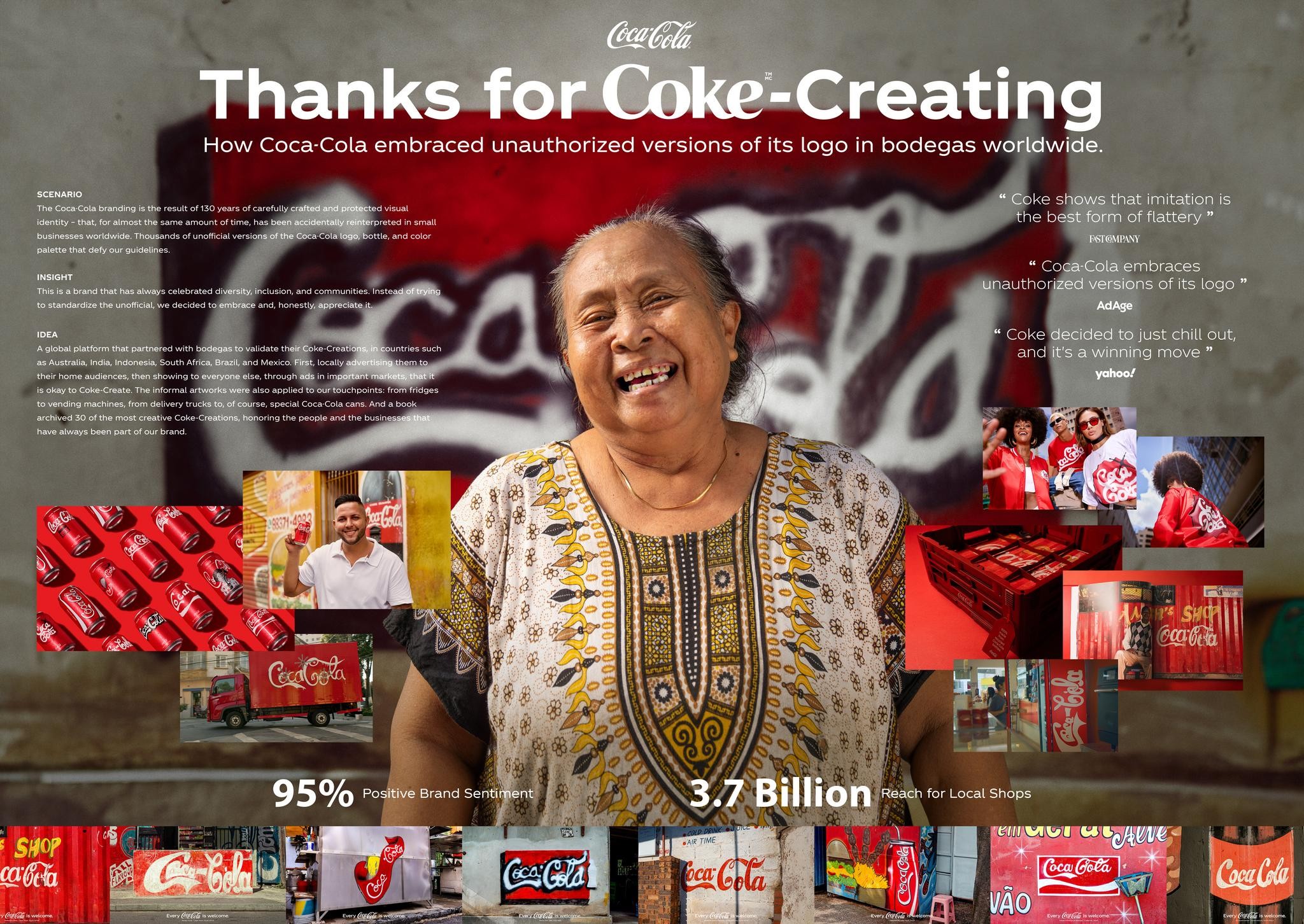 THANKS FOR COKE-CREATING | Entry | THE WORK