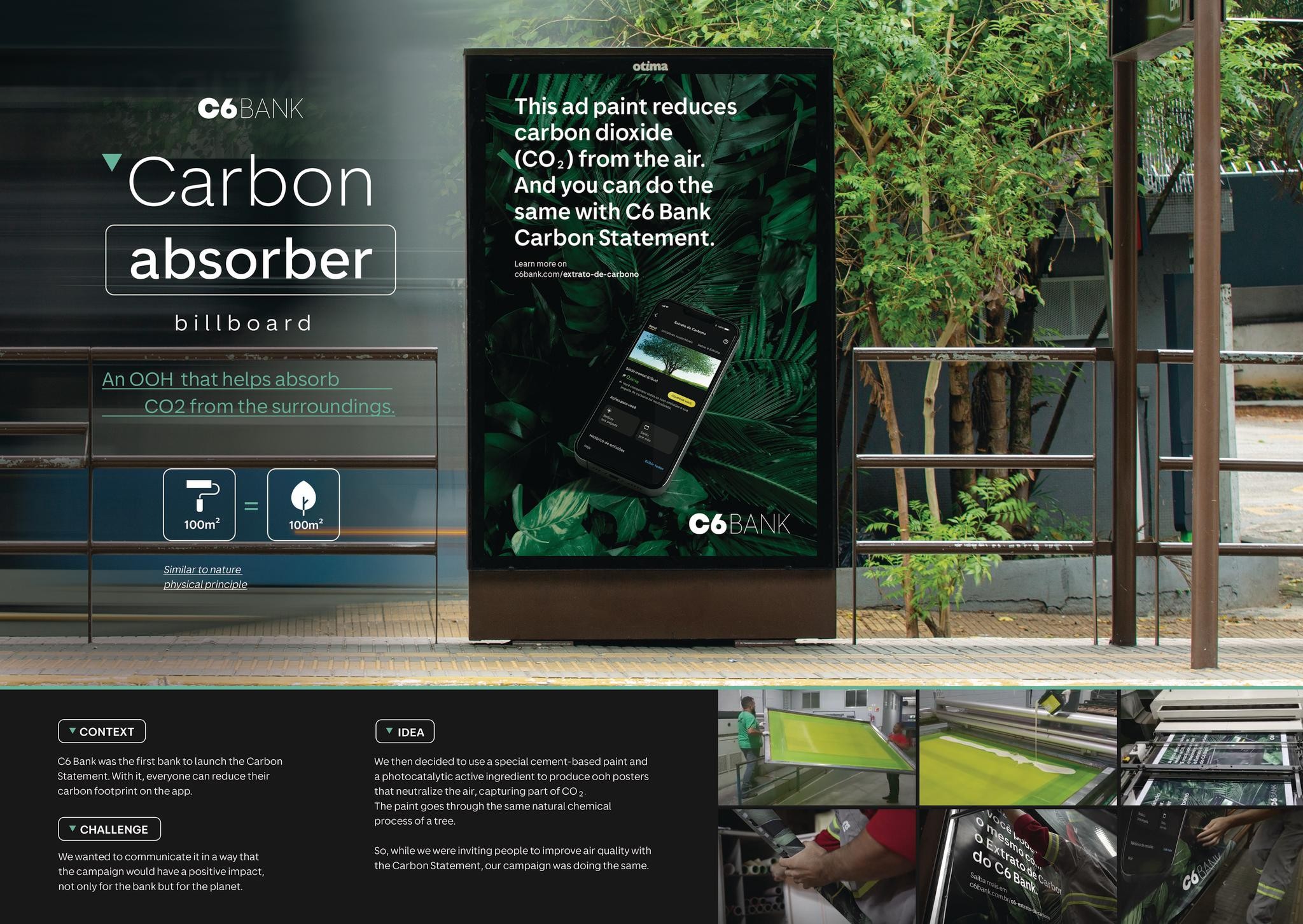 Carbon absorber billboard | Campaign | THE WORK