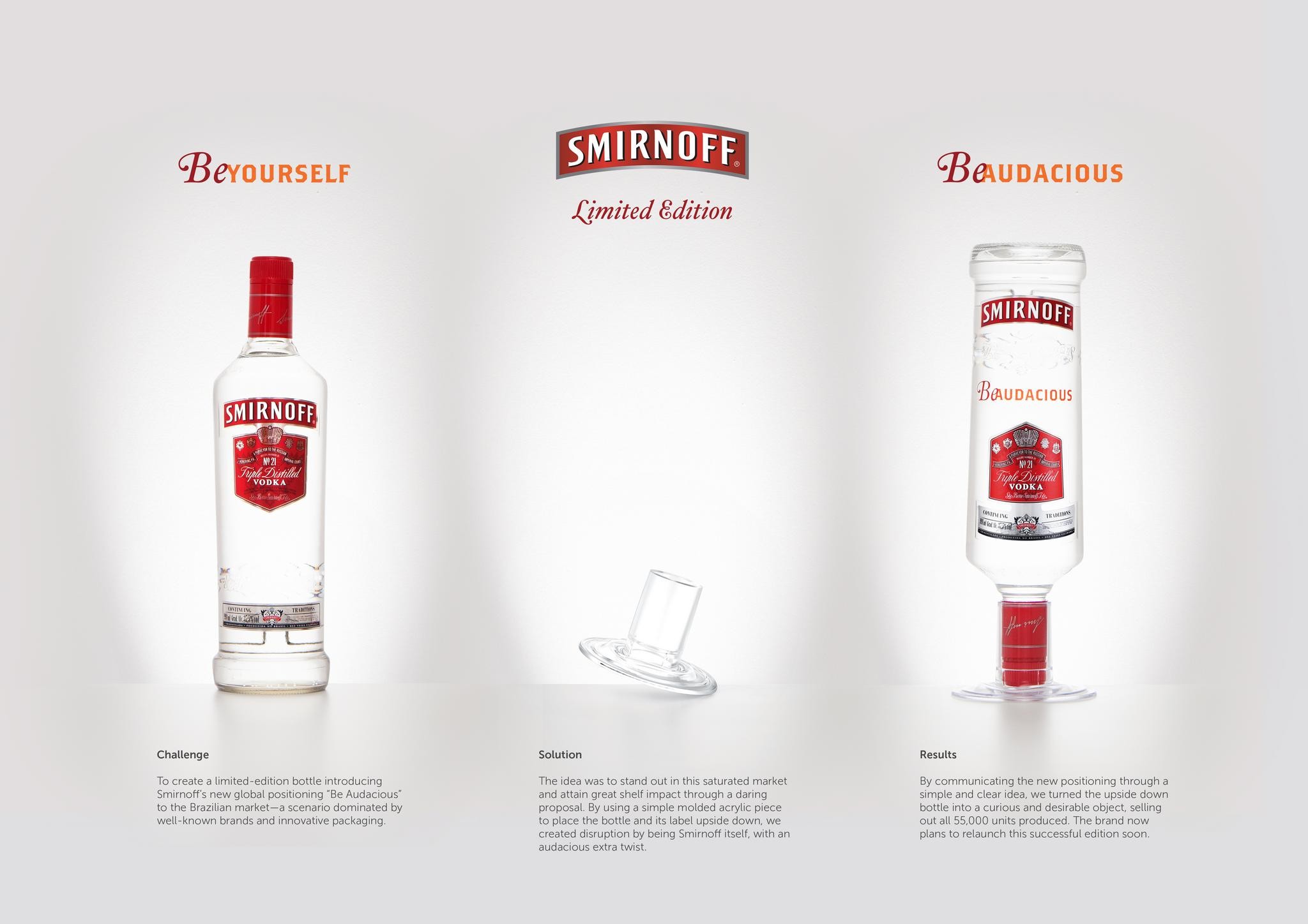 SMIRNOFF BE AUDACIOUS LIMITED EDITION | Campaign | THE WORK