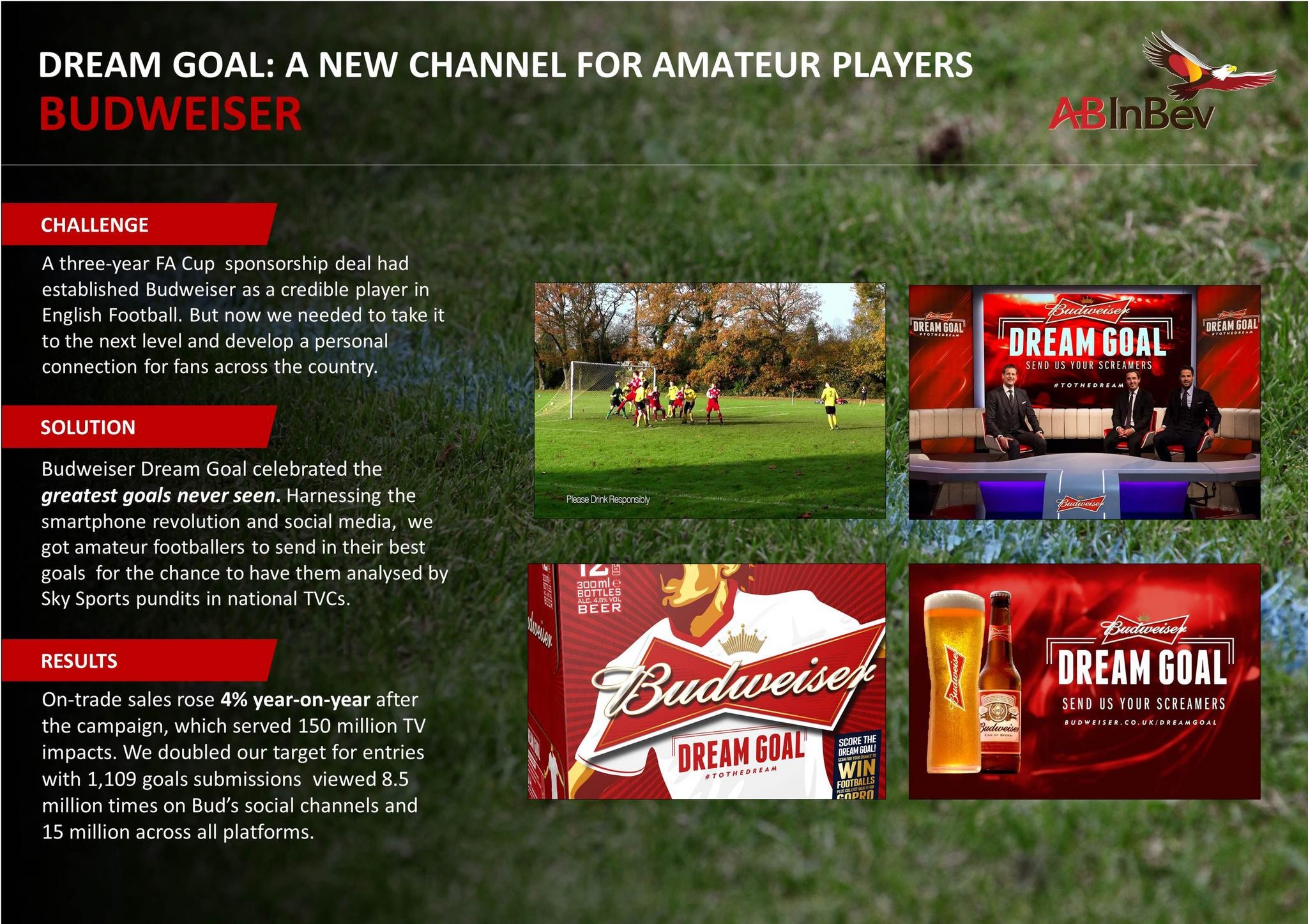 Budweiser Dream Goal | Campaign | THE WORK