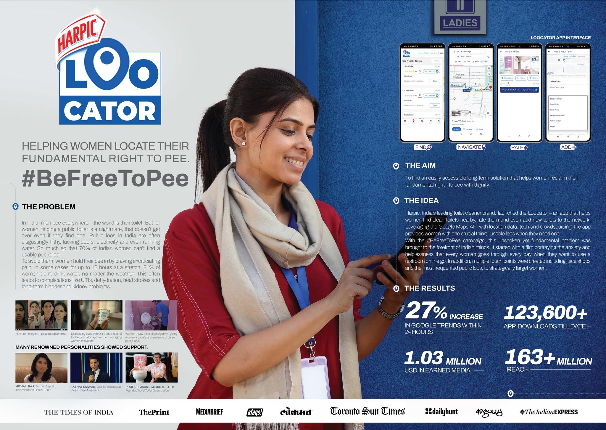 Harpic Loocator | Campaign | THE WORK