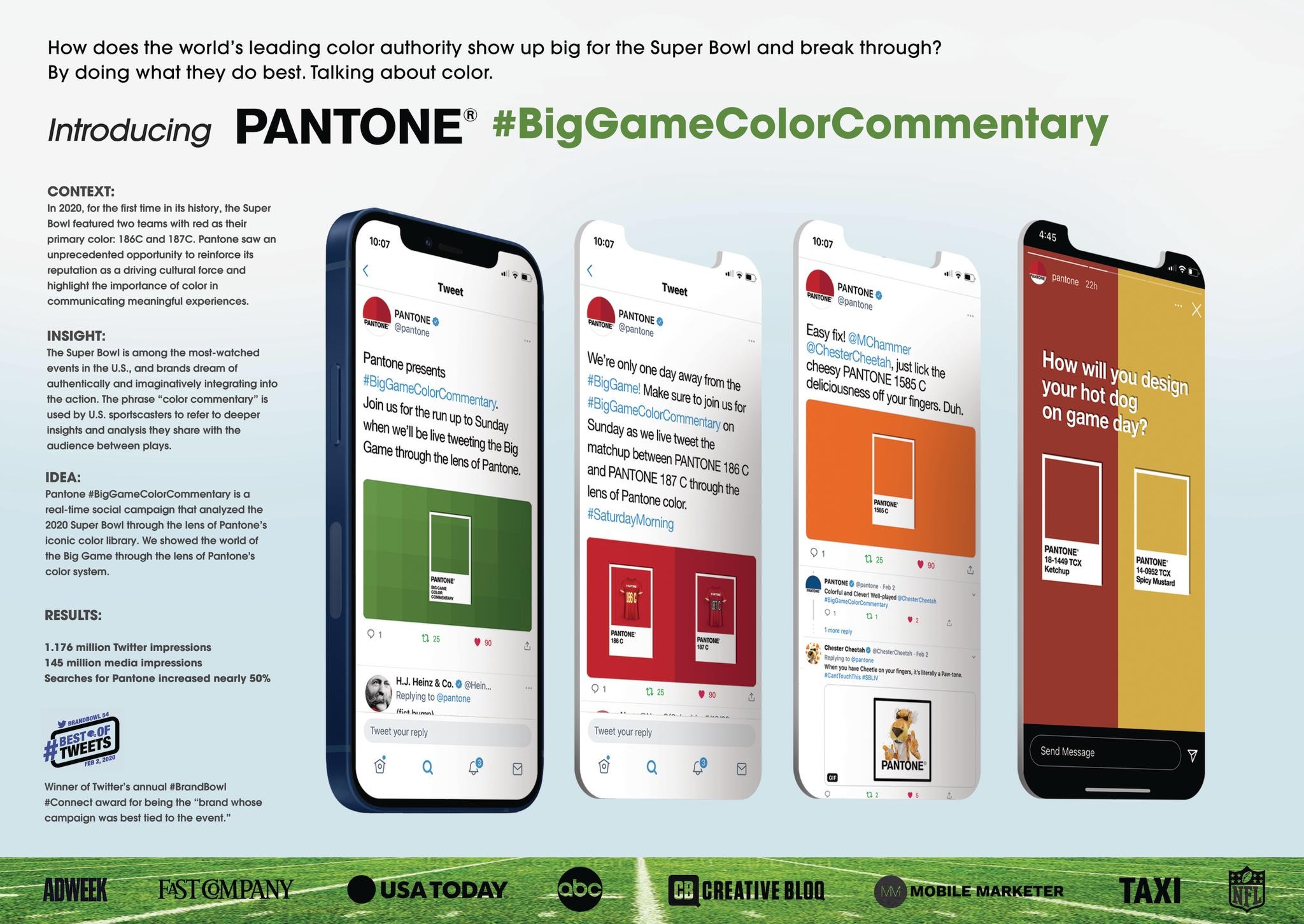 Pantone Big Game Color Commentary | Campaign | THE WORK