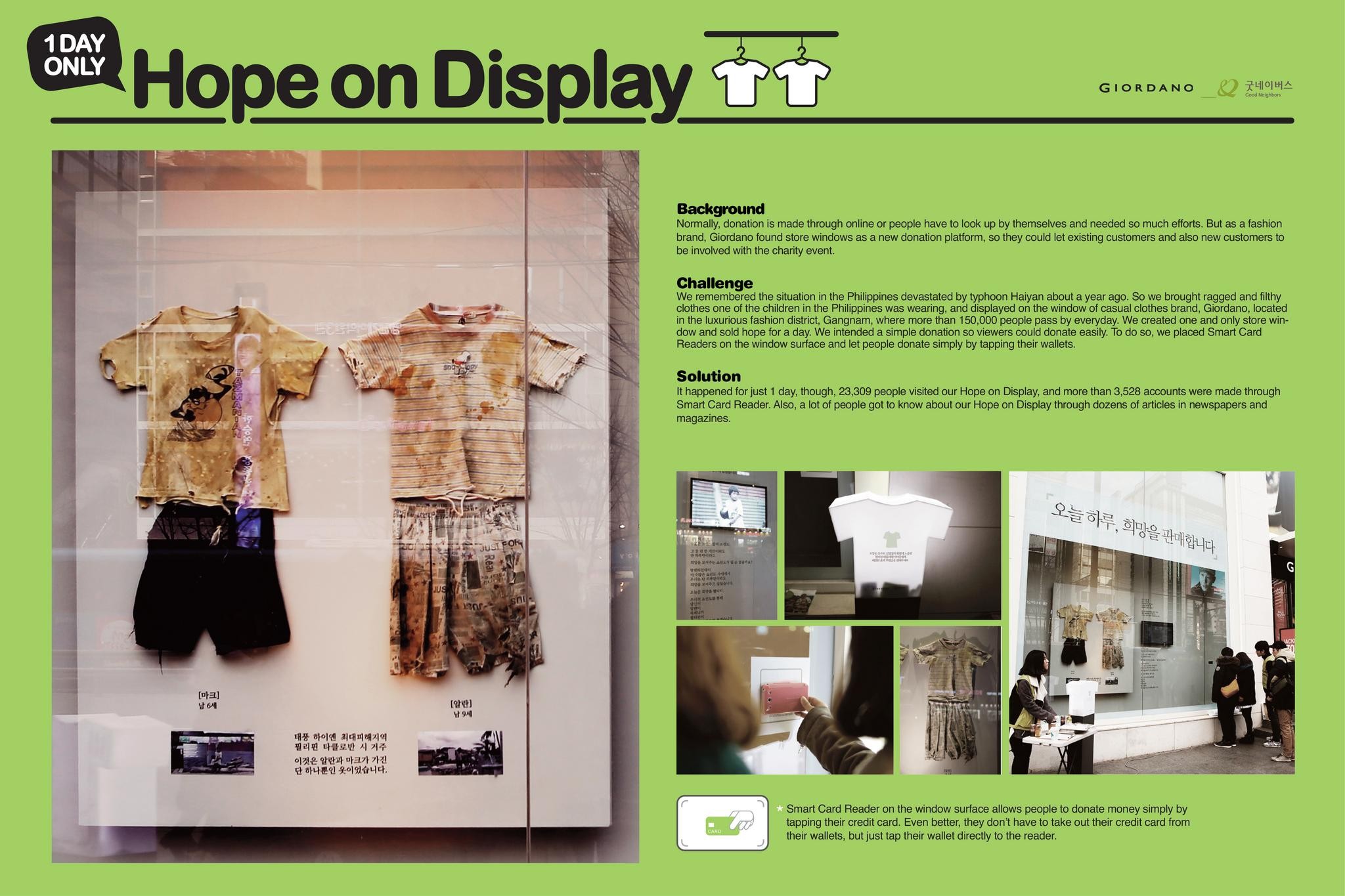HOPE ON DISPLAY | Campaign | THE WORK
