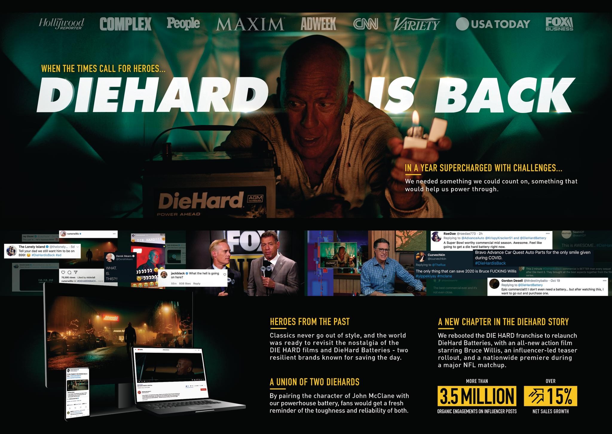 "Rumer" has it #DieHardIsBack. Yippie Ki Yay! | Campaign | THE WORK