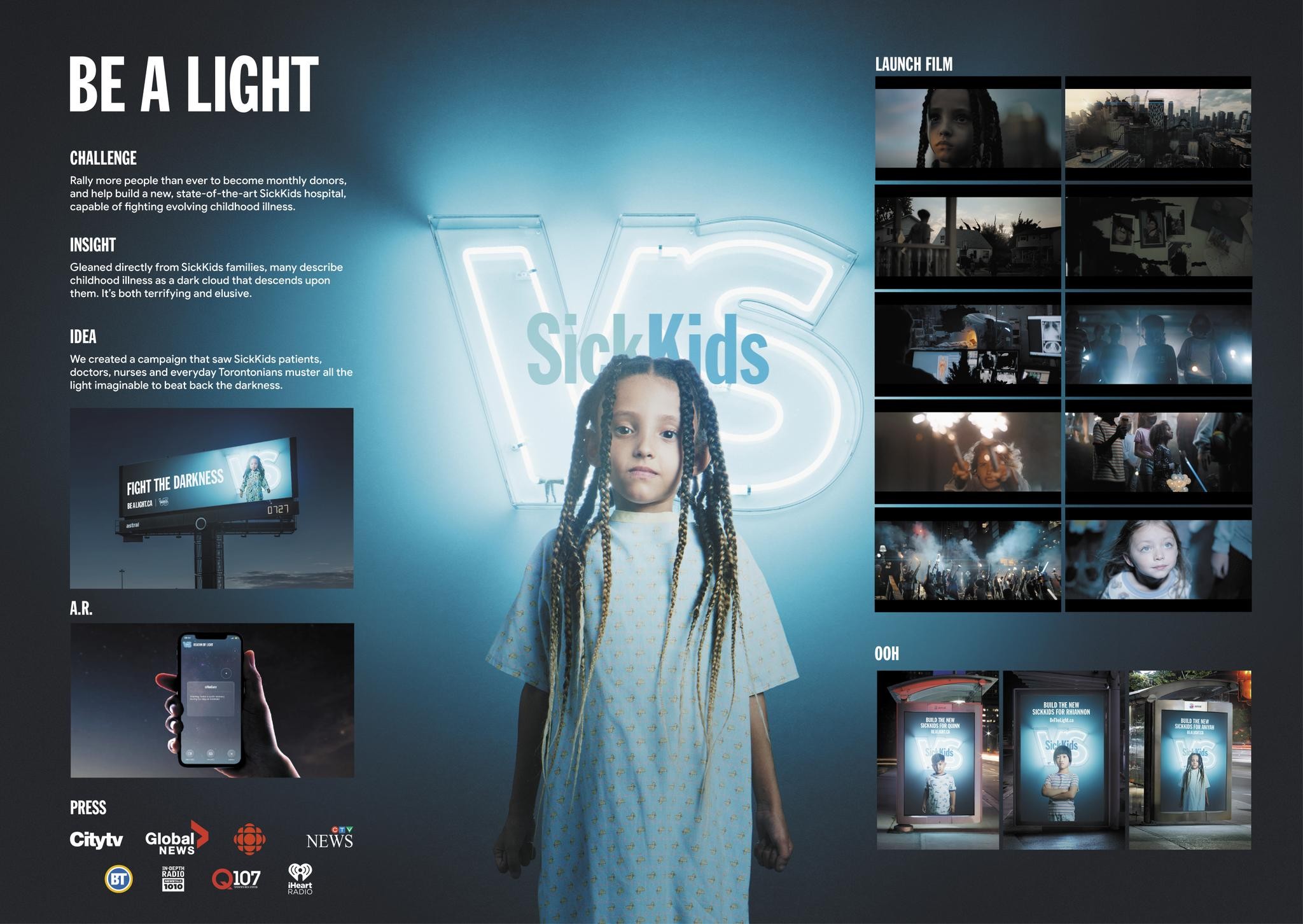 SickKids VS Be A Light | Campaign | THE WORK
