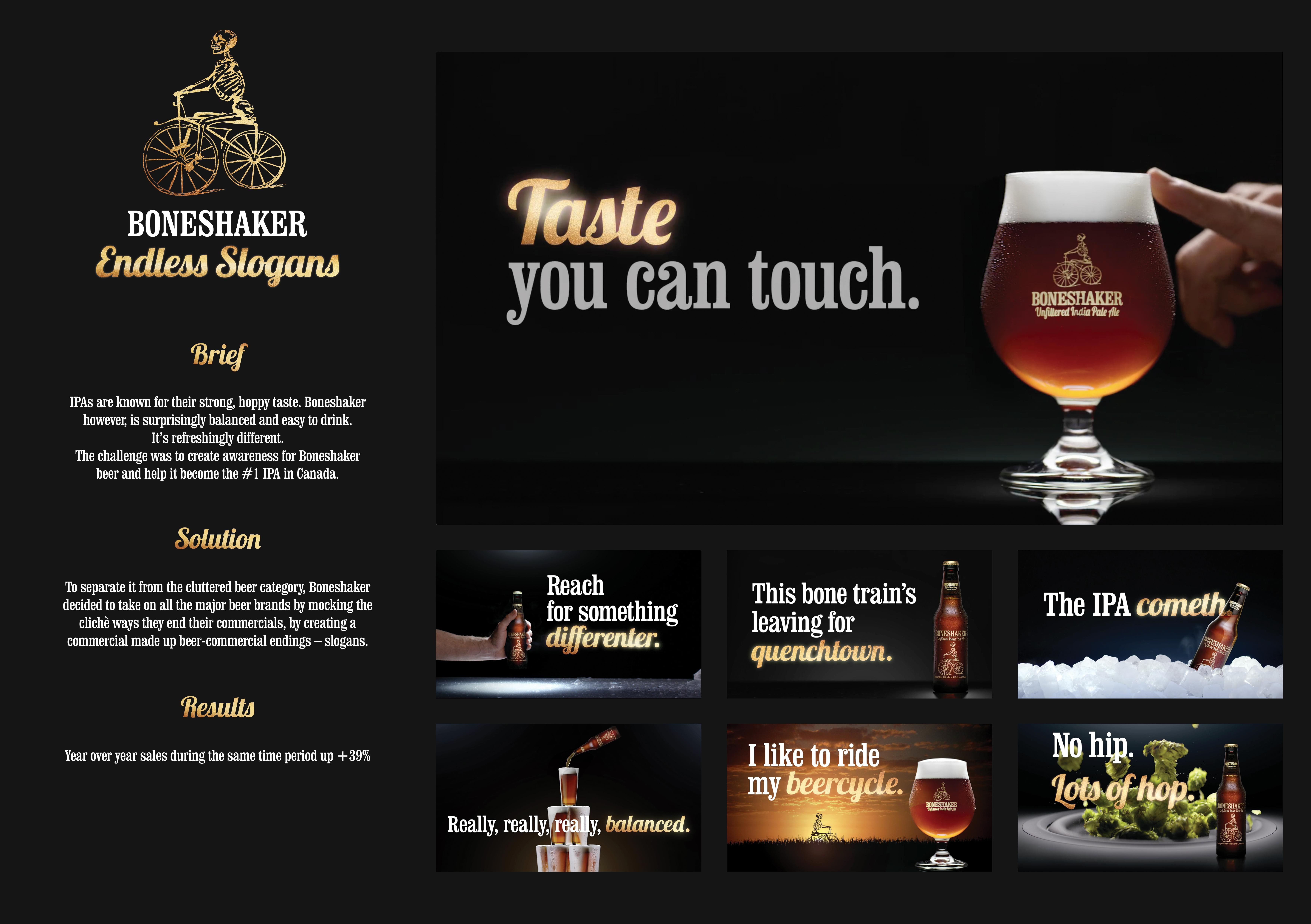 Boneshaker IPA "Endless Slogans" | Campaign | THE WORK