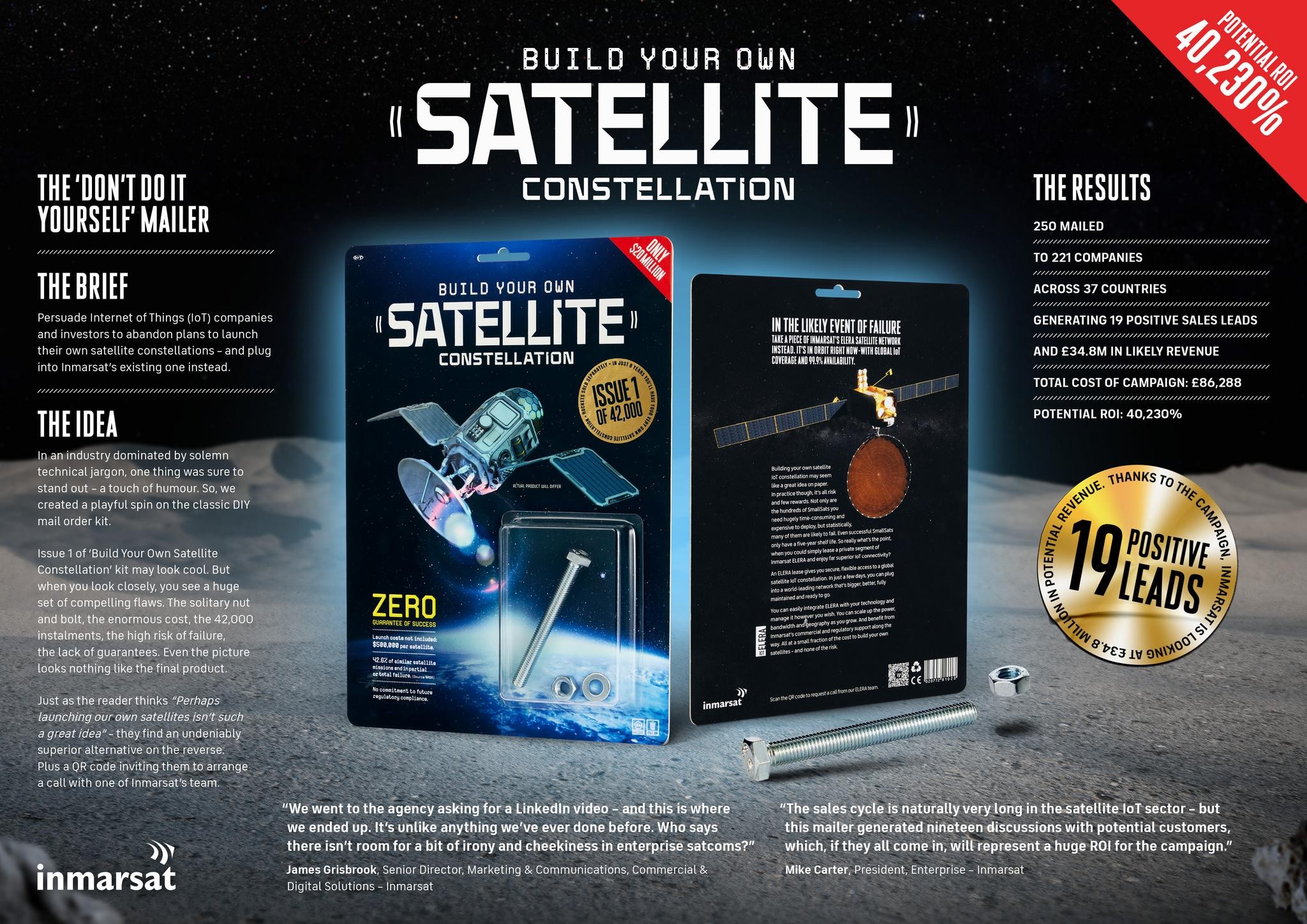 “Build your own satellite constellation” | Campaign