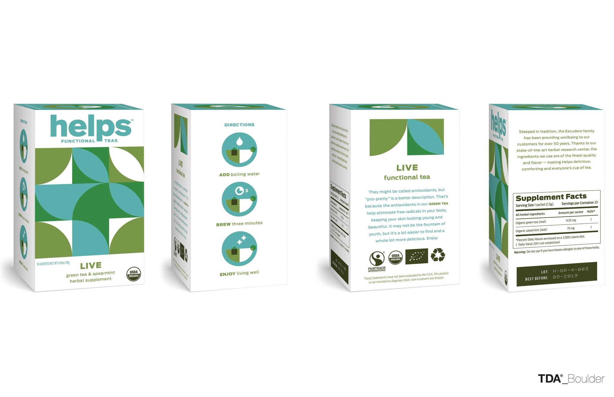 Helps® Teas Packaging Redesign | Campaign | THE WORK