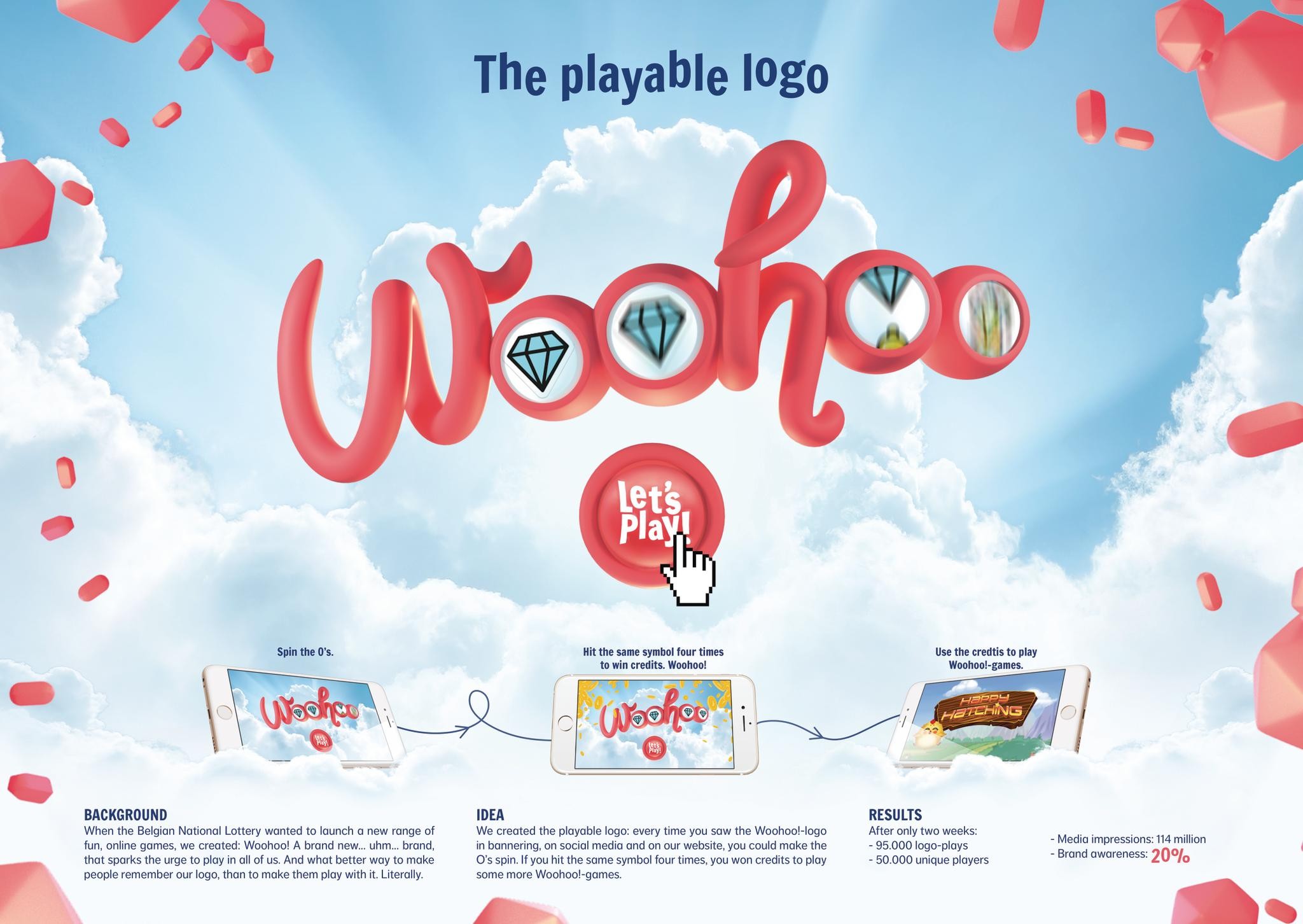 Woohoo! Playable logo | Campaign | THE WORK