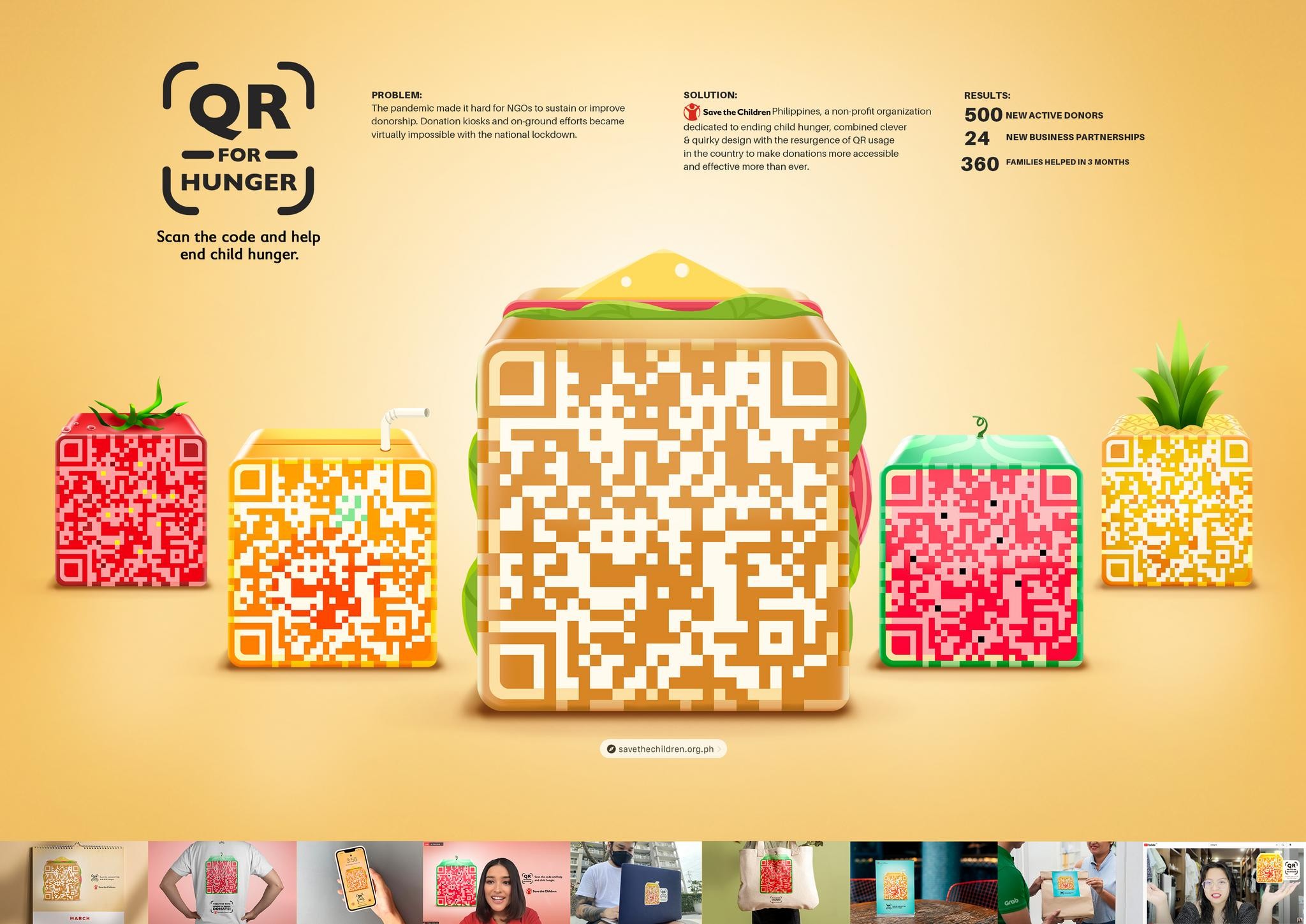 QR For Hunger | Campaign | THE WORK