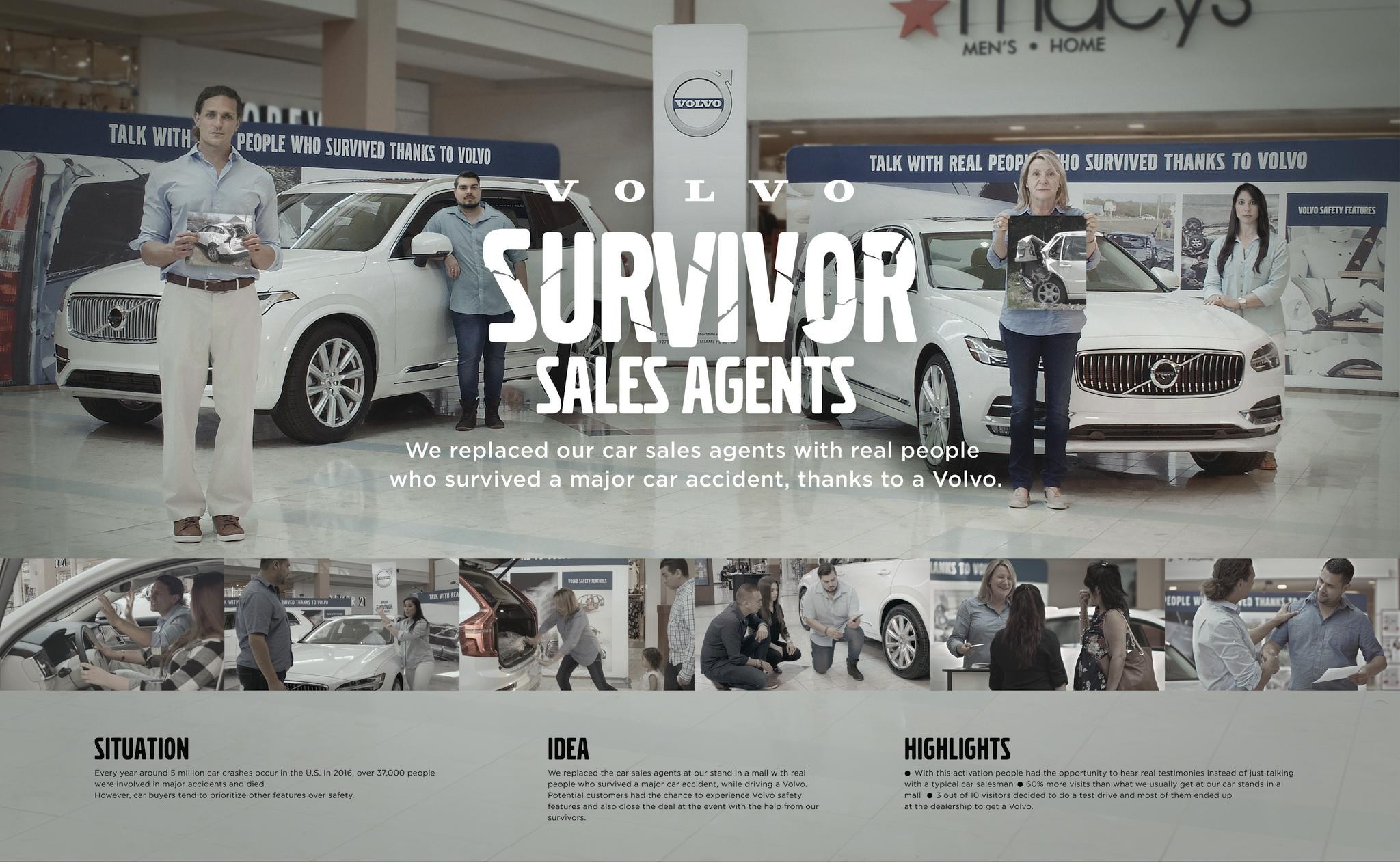 Volvo Survivor Sales Agents | Campaign | THE WORK