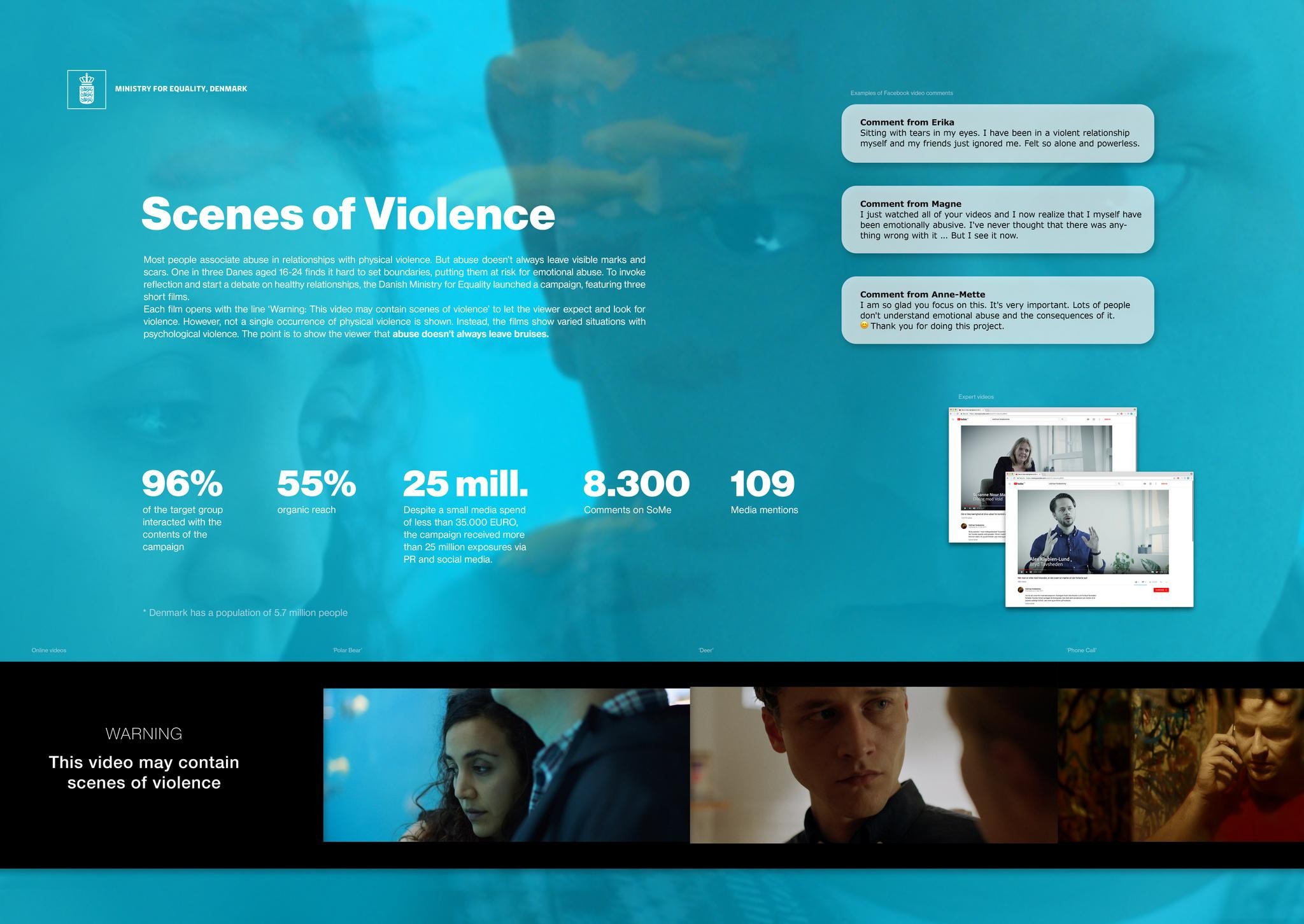 WARNING - this video may contain scenes of violence | Campaign