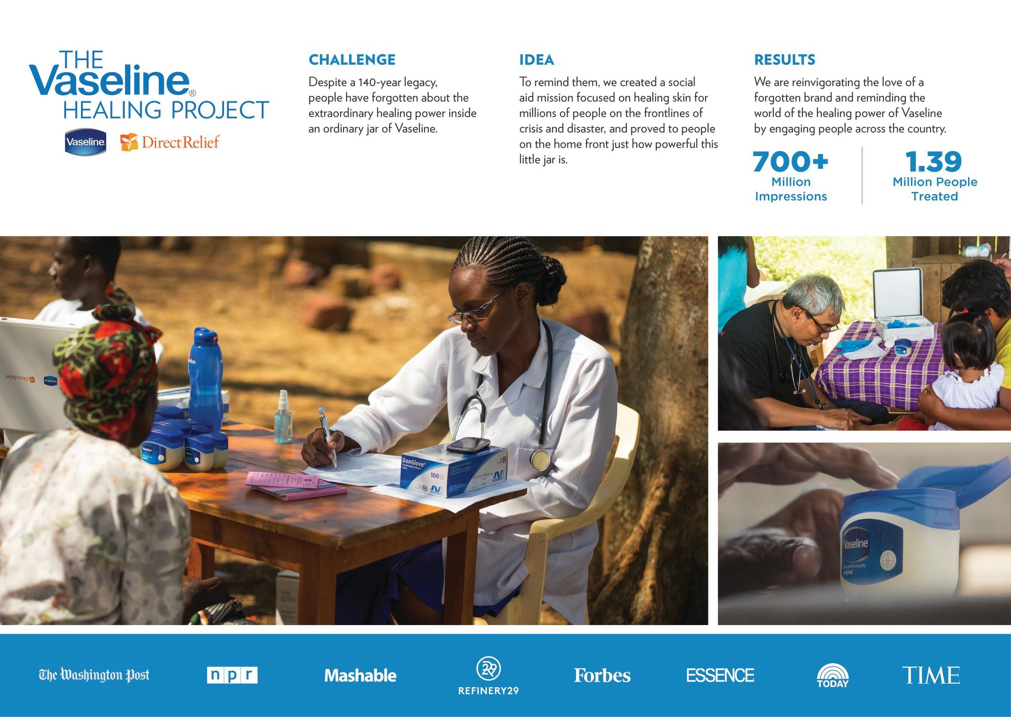 VASELINE HEALING PROJECT | Entry | THE WORK