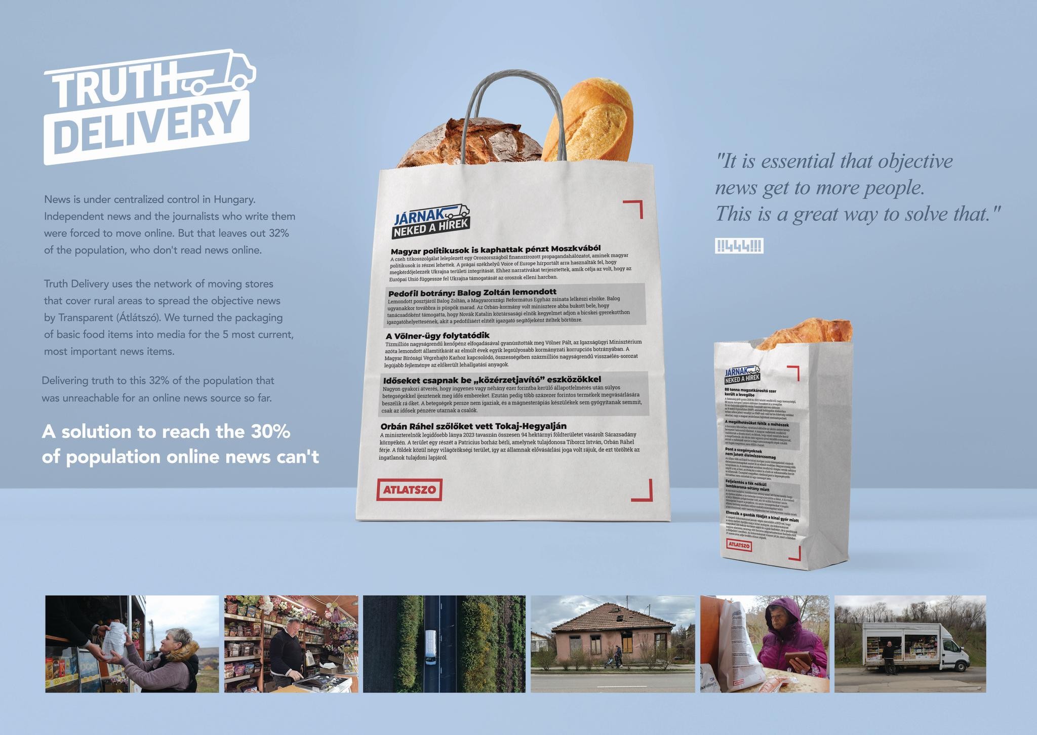 Truth Delivery | Campaign | THE WORK