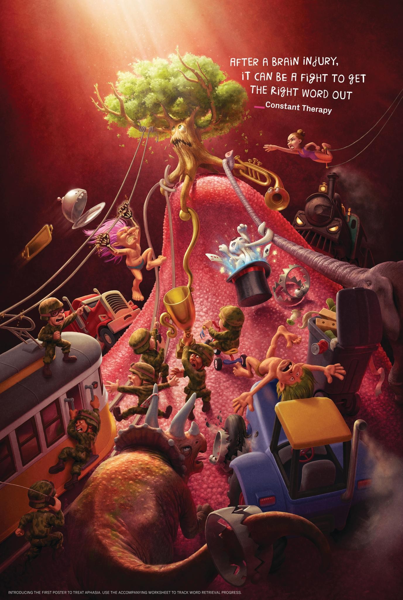 Fighting for Words – The First Posters to Help Treat Aphasia, “TREE ...