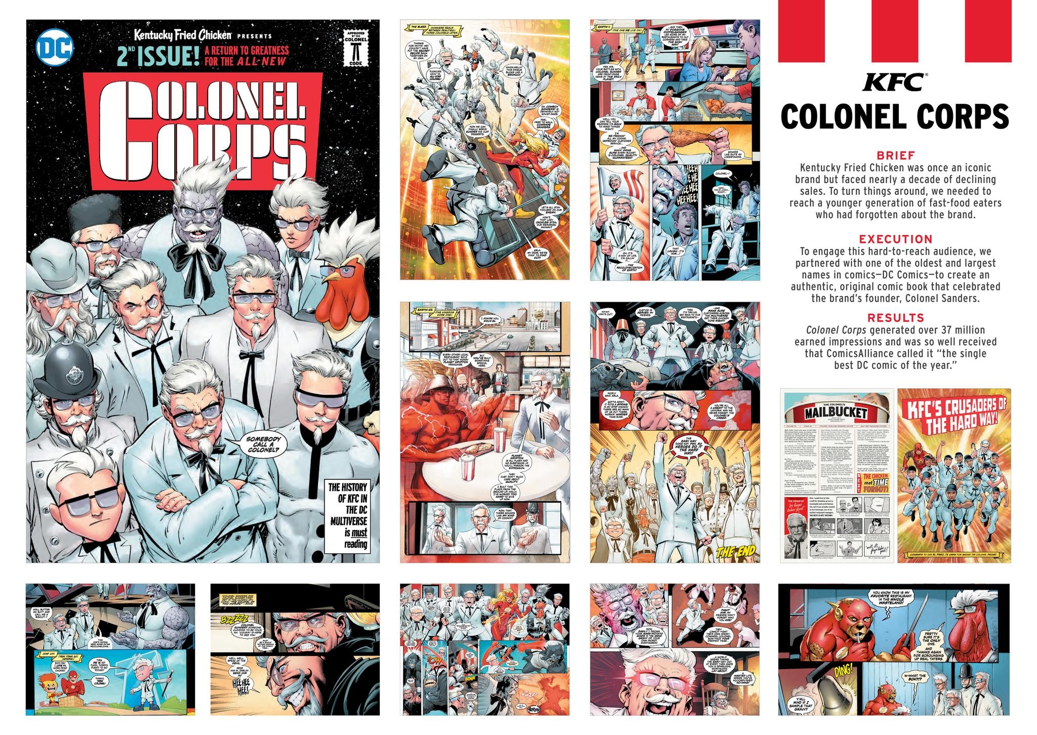 Colonel Corps KFC and DC Comics | Campaign | THE WORK