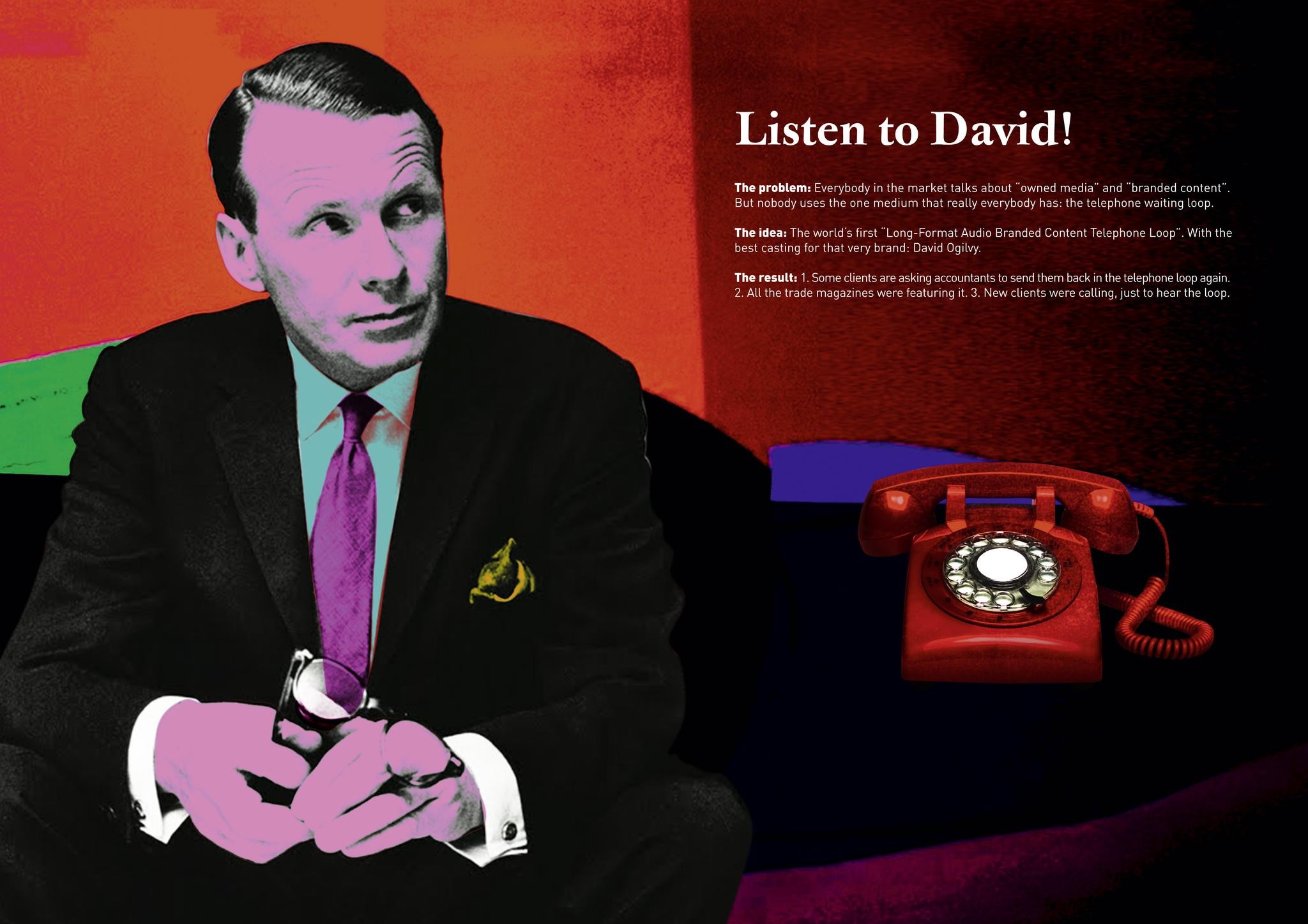 LISTEN TO DAVID | Campaign | THE WORK