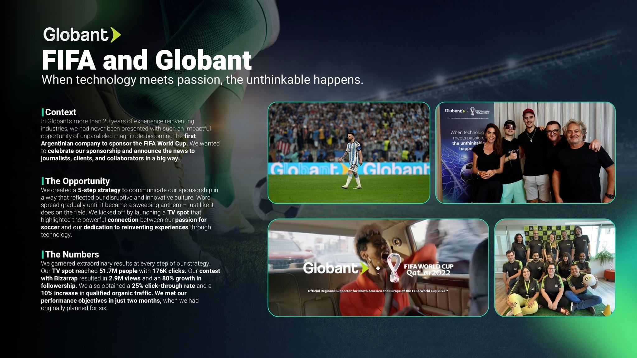 FIFA+ and Globant | Campaign | THE WORK
