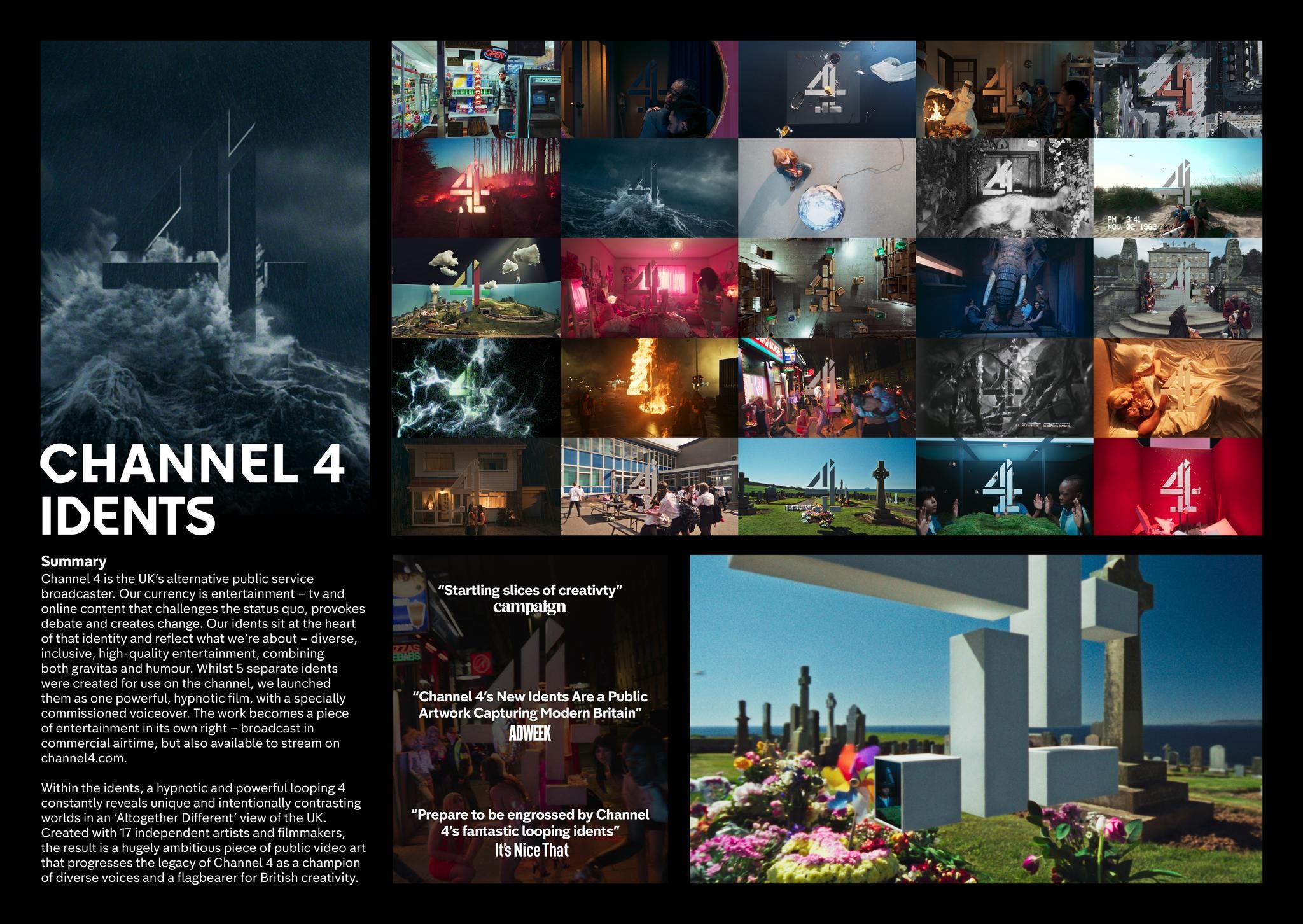 Channel 4 Idents | Campaign | THE WORK