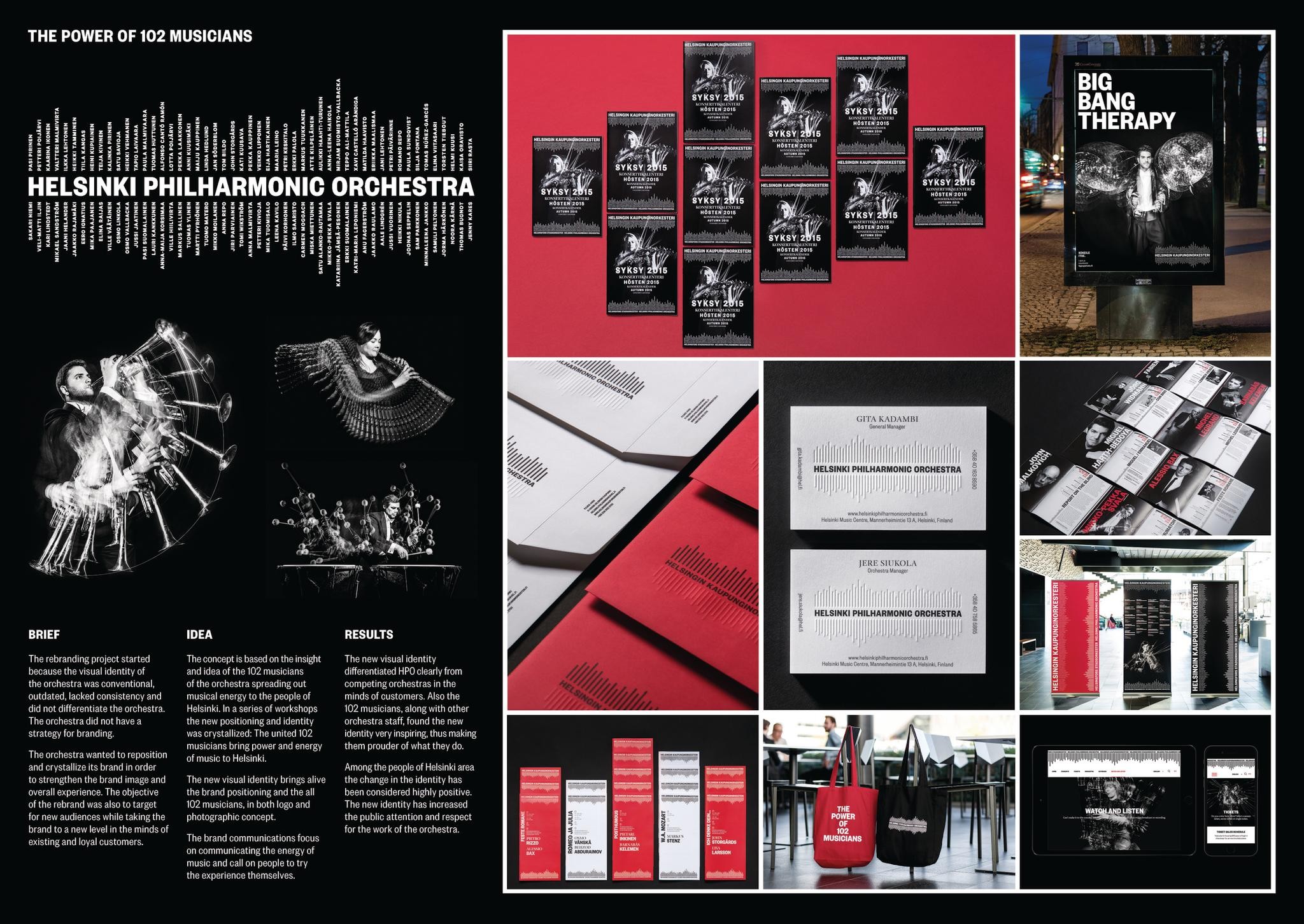 Rebranding of Helsinki Philharmonic Orchestra | Campaign | THE WORK