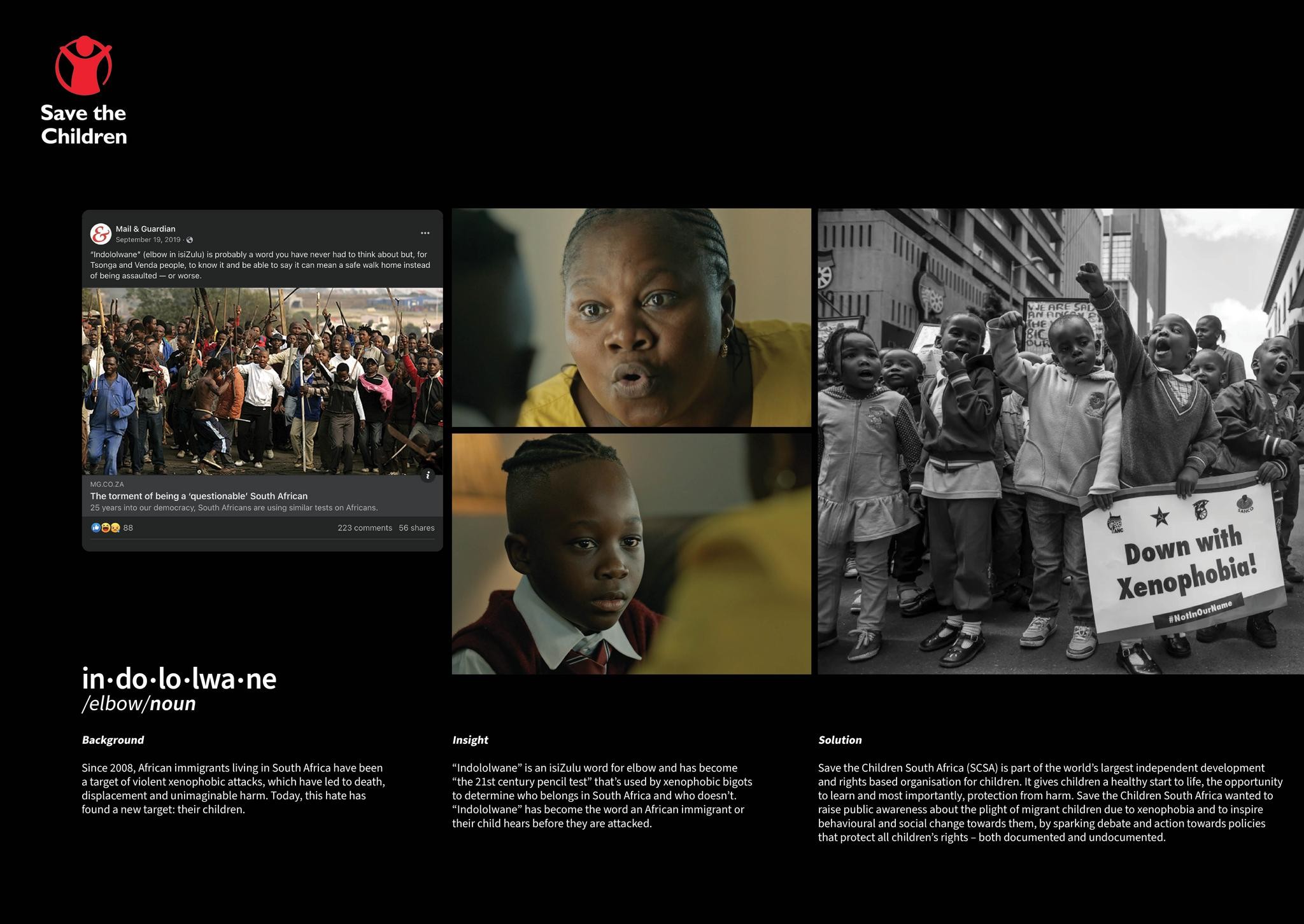 Indololwane | Campaign | THE WORK