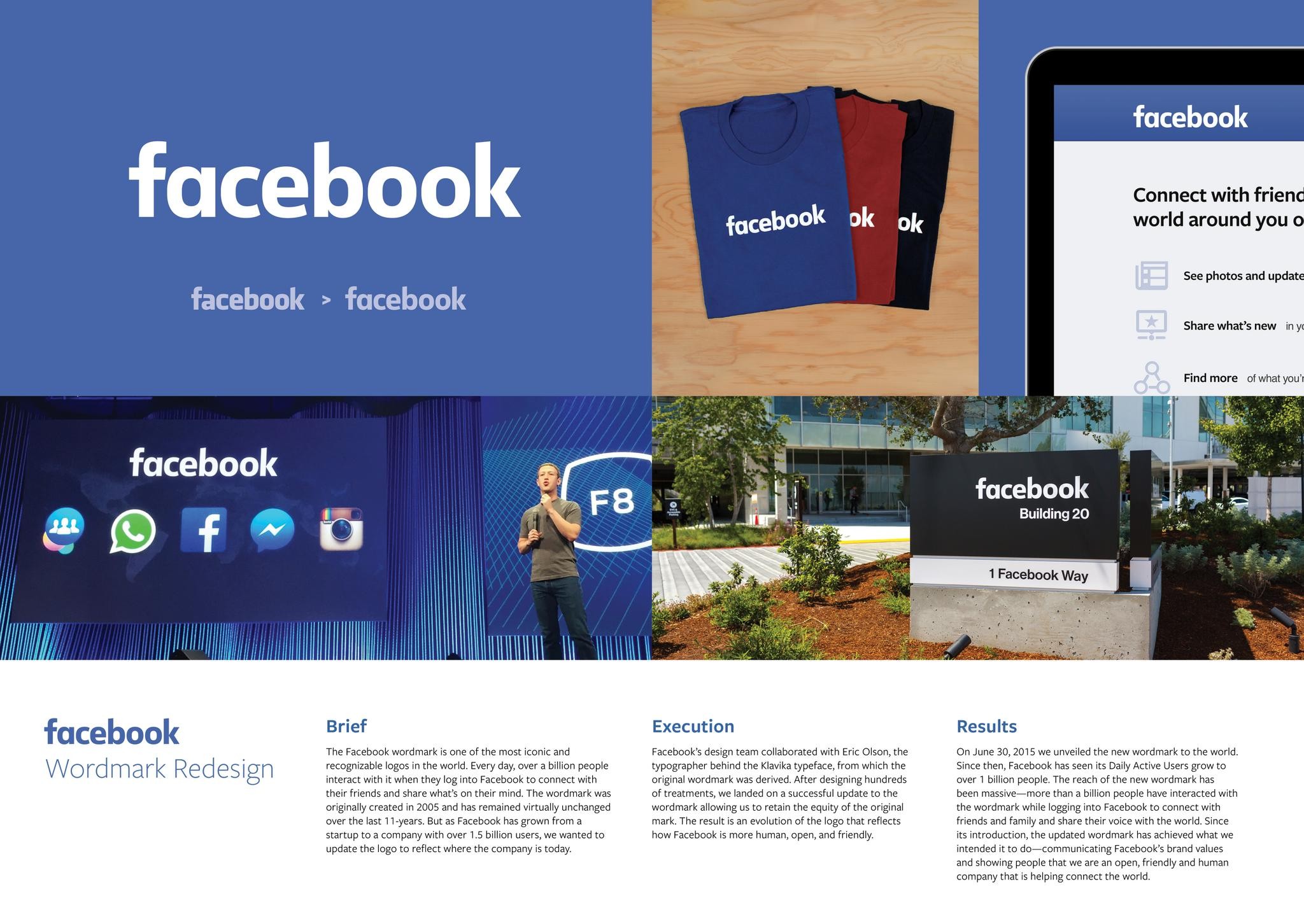 Facebook Wordmark Redesign | Campaign | THE WORK