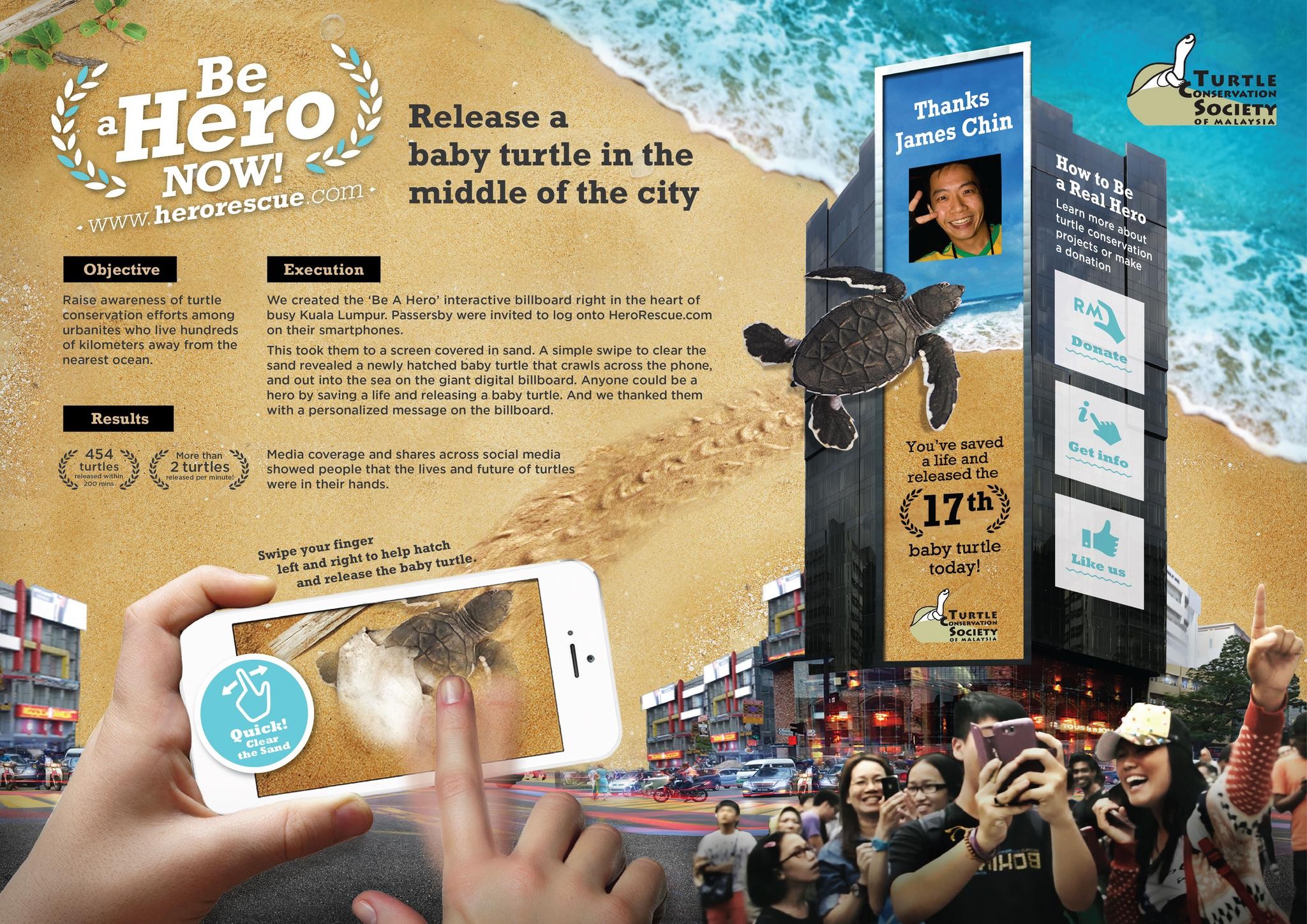 BE A HERO | Campaign | THE WORK