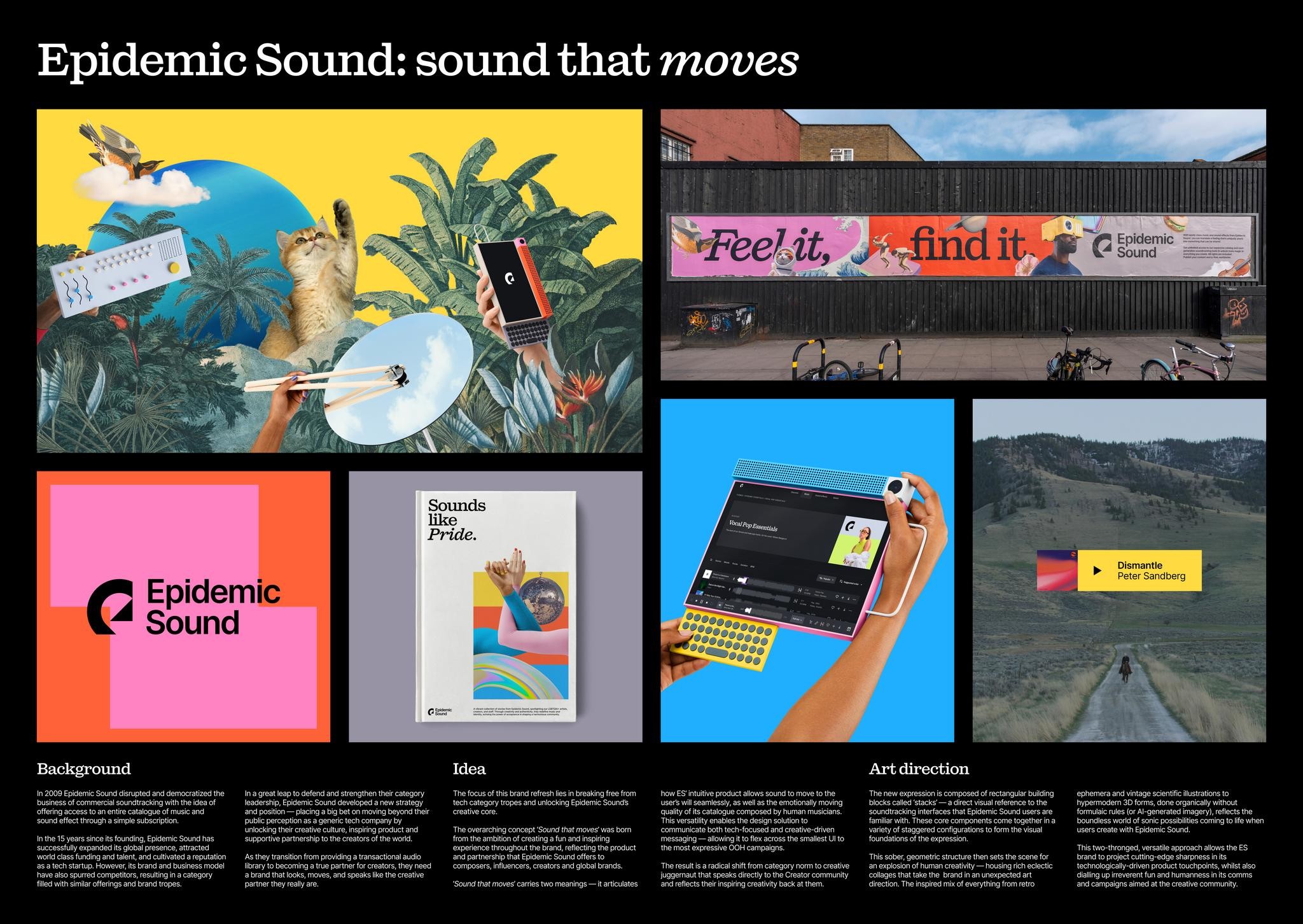 Epidemic Sound Brand Identity | Campaign | THE WORK