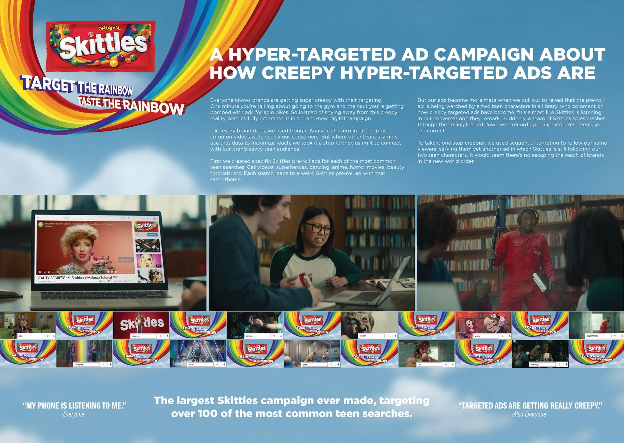 Skittles: Target the Rainbow | Campaign