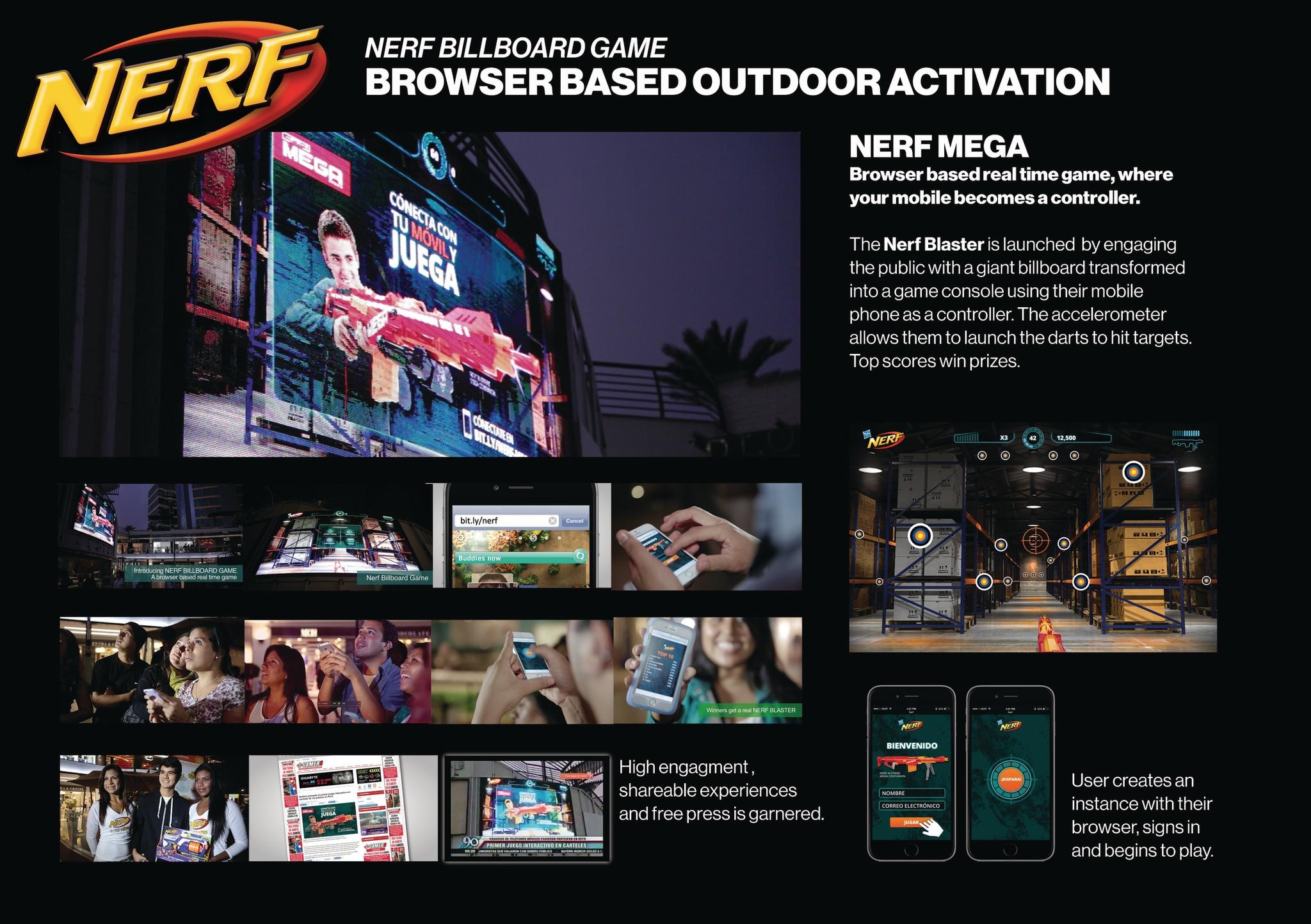 NERF BILLBOARD GAME | Campaign | THE WORK