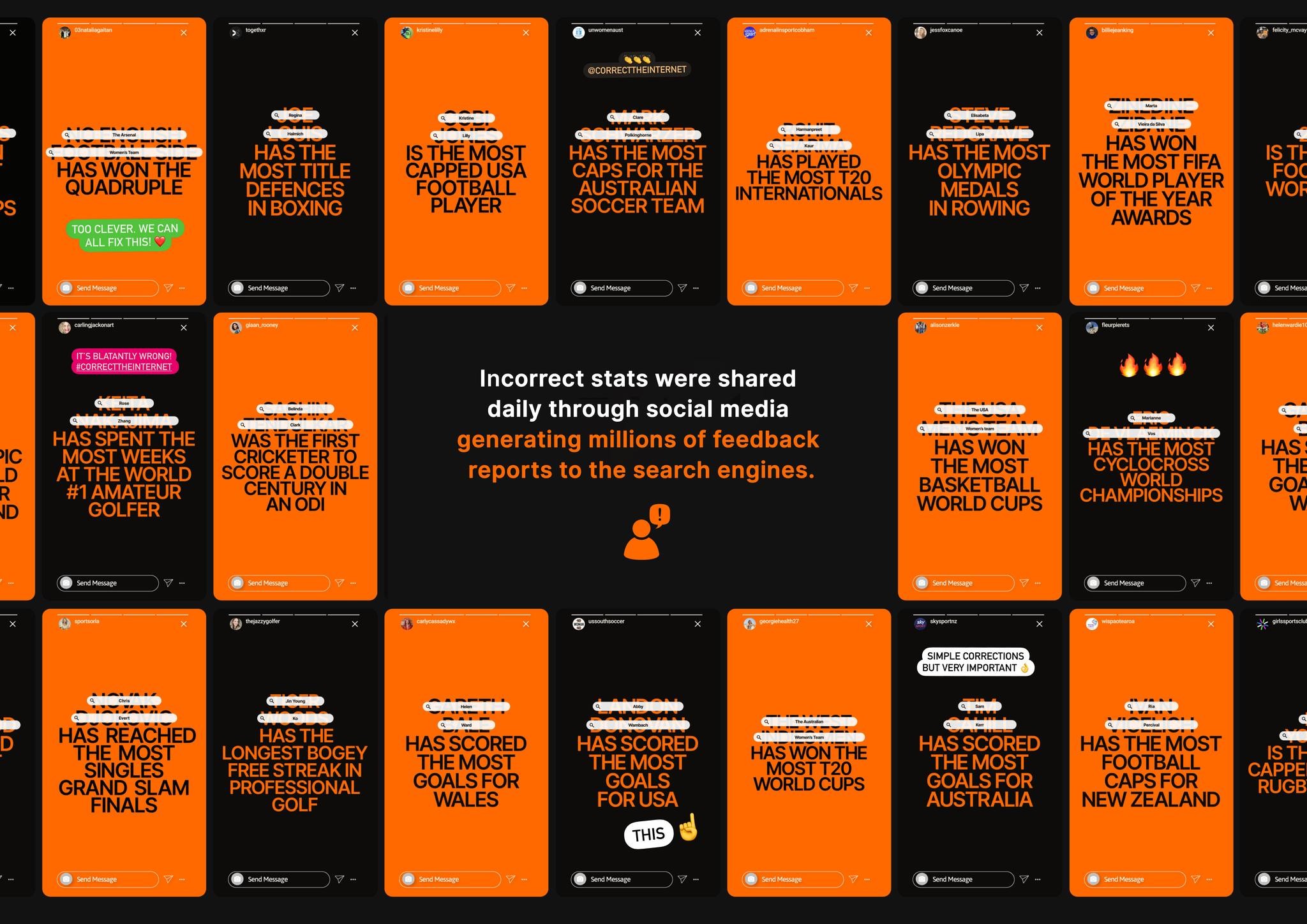 Correct the Internet | Campaign | THE WORK