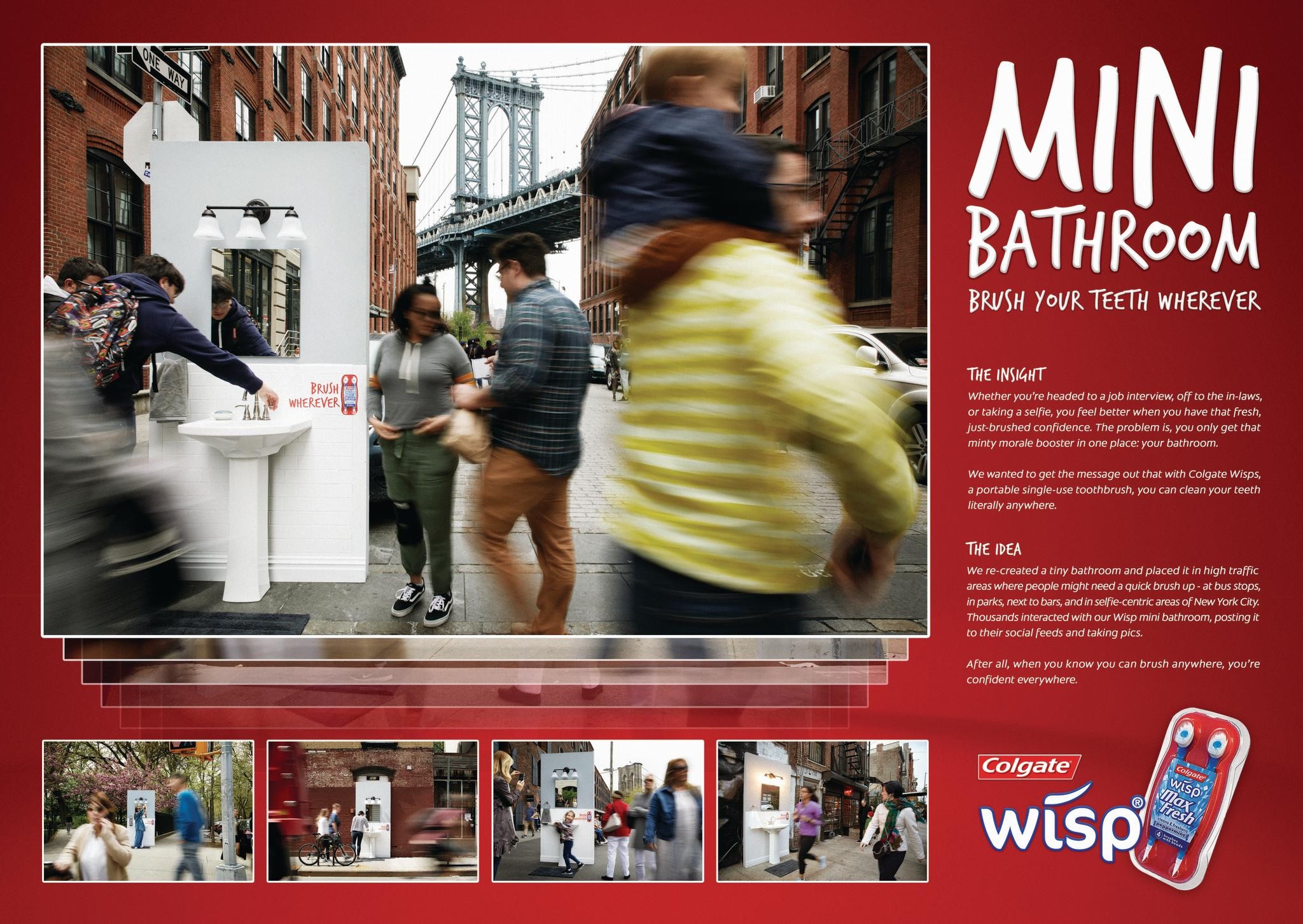 Colgate Wisp Ad Colgate Max Fresh Wisp Disposable Mini Toothbrush,