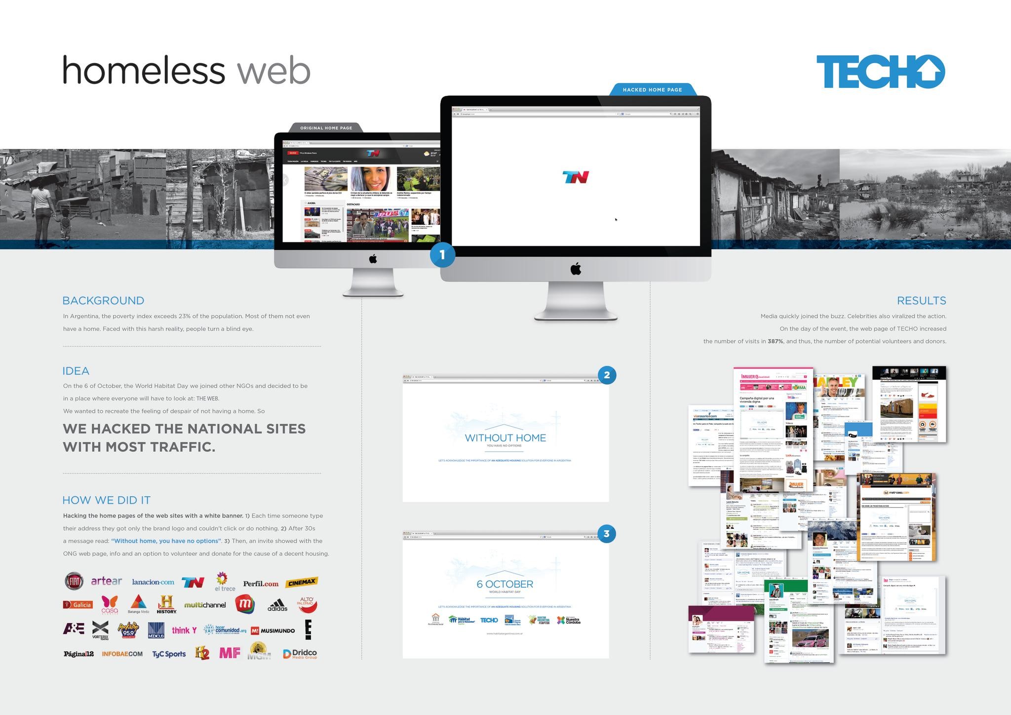 TECHO CYBER | Campaign | THE WORK