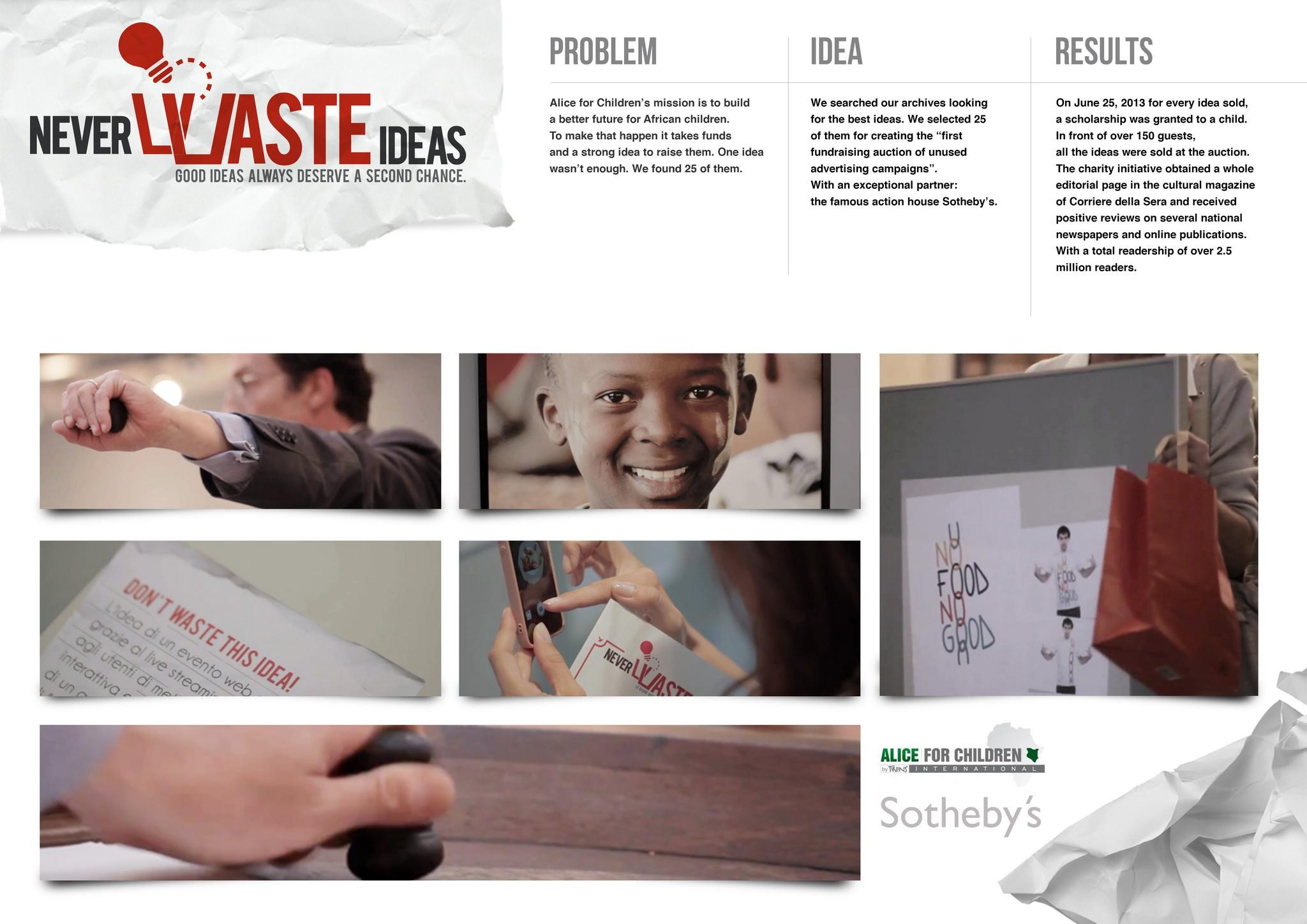 NEVER WASTE IDEAS | Campaign | THE WORK