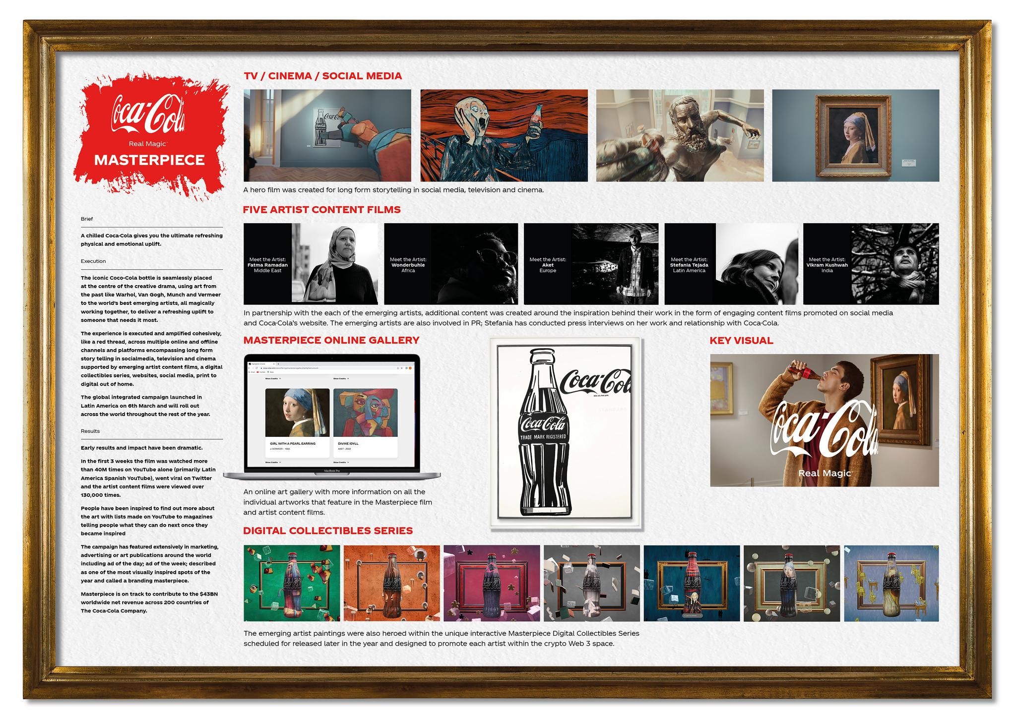 COCA-COLA MASTERPIECE | Entry | THE WORK