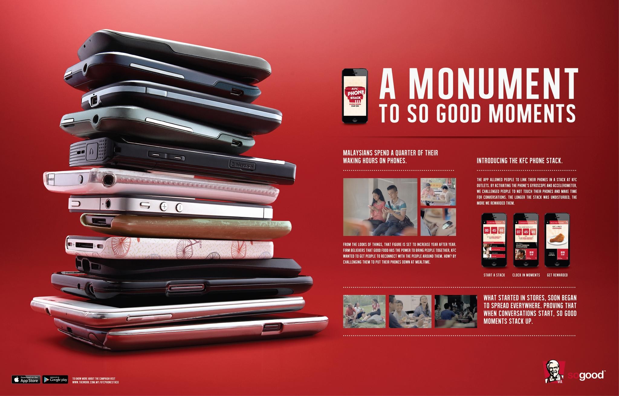 KFC PHONE STACK | Campaign | THE WORK
