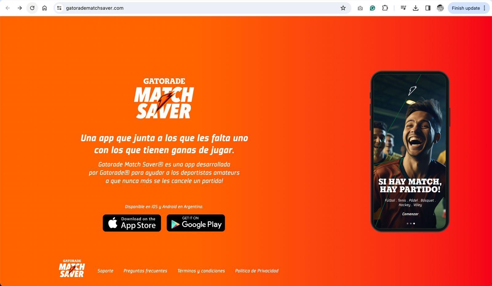 GATORADE MATCH SAVER | Entry | THE WORK