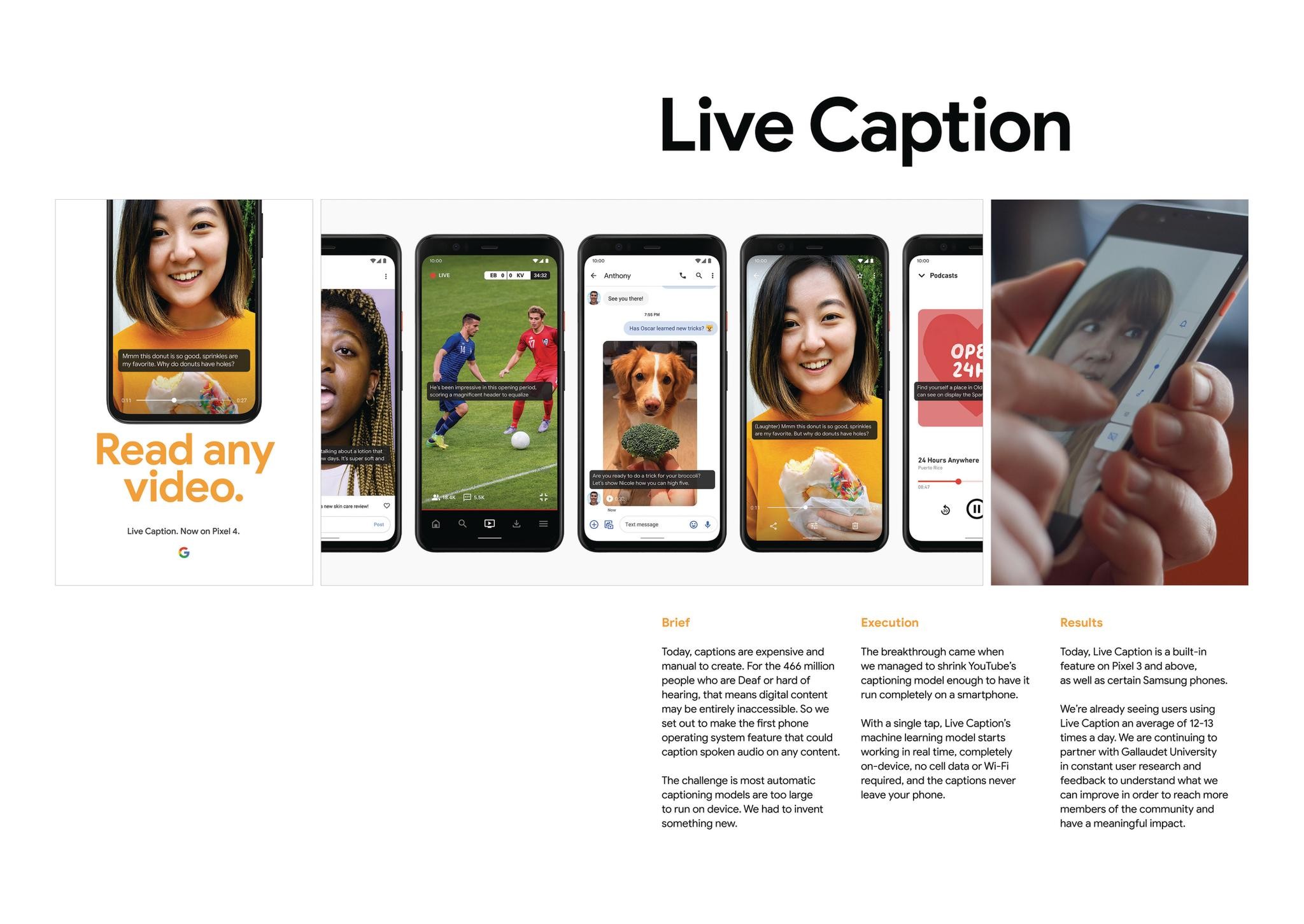 Live Caption | Campaign | THE WORK