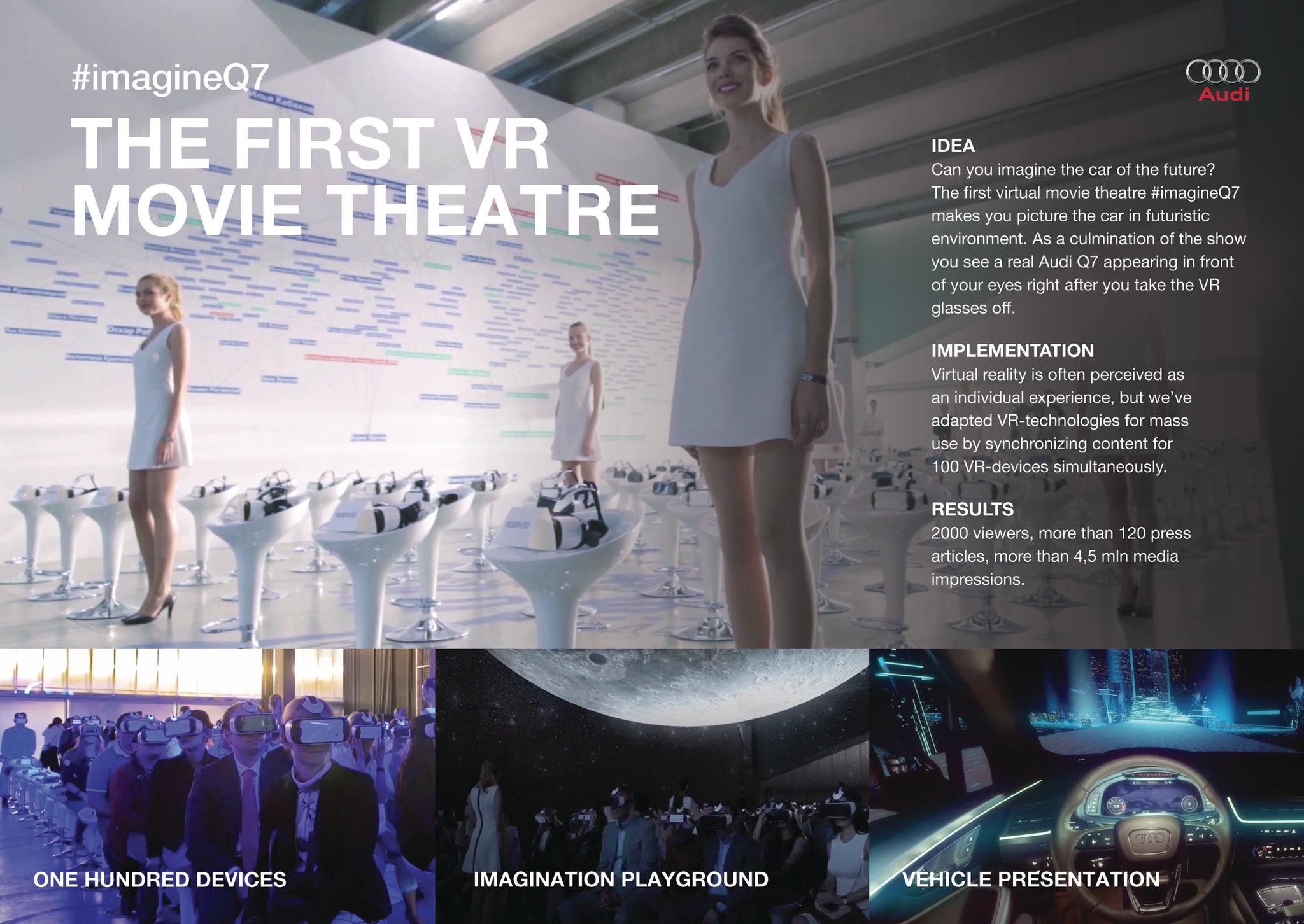 THE FIRST VR MOVIE THEATRE #IMAGINEQ7 | Entry | THE WORK