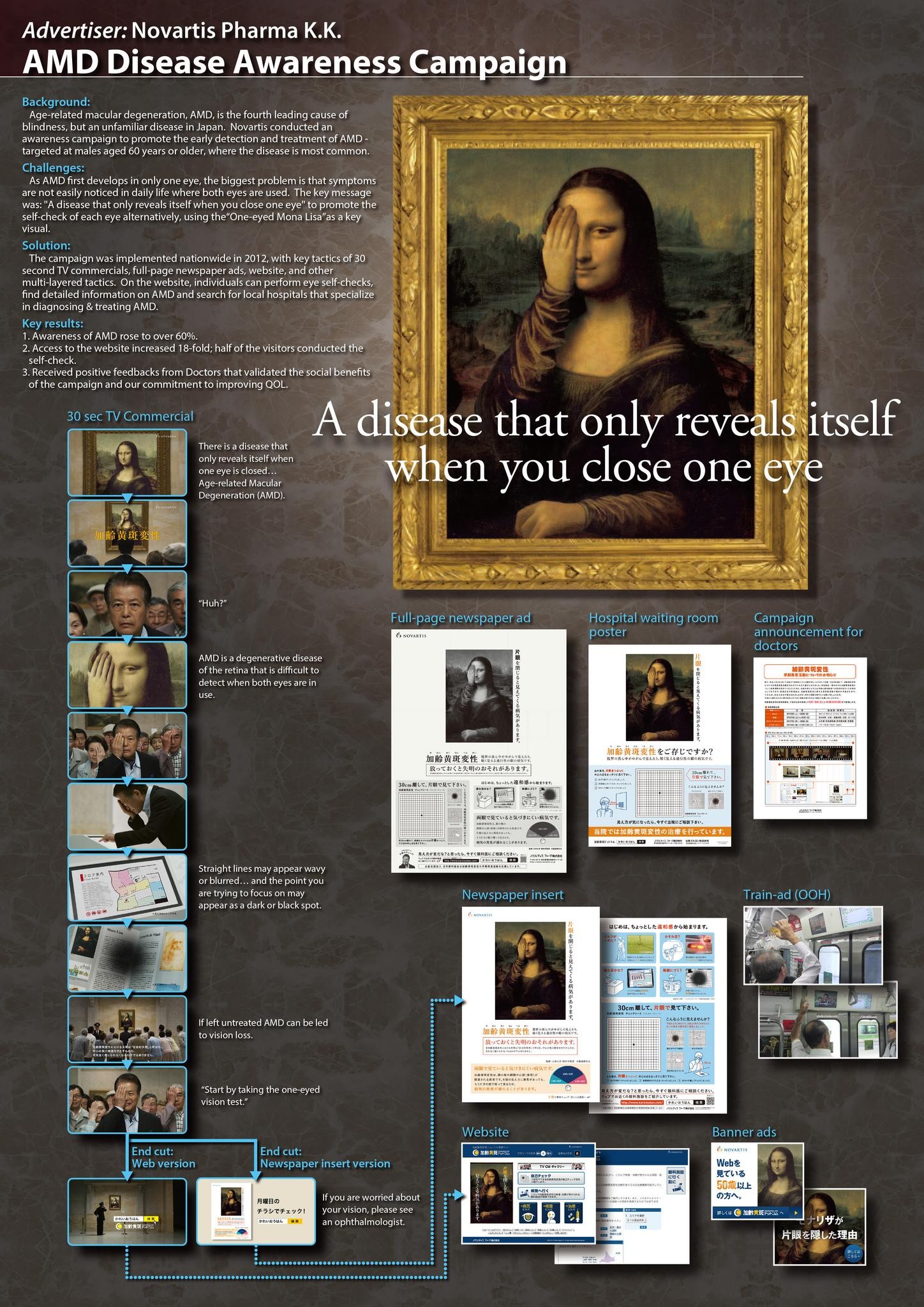 AMD DISEASE AWARENESS CAMPAIGN | Campaign | THE WORK