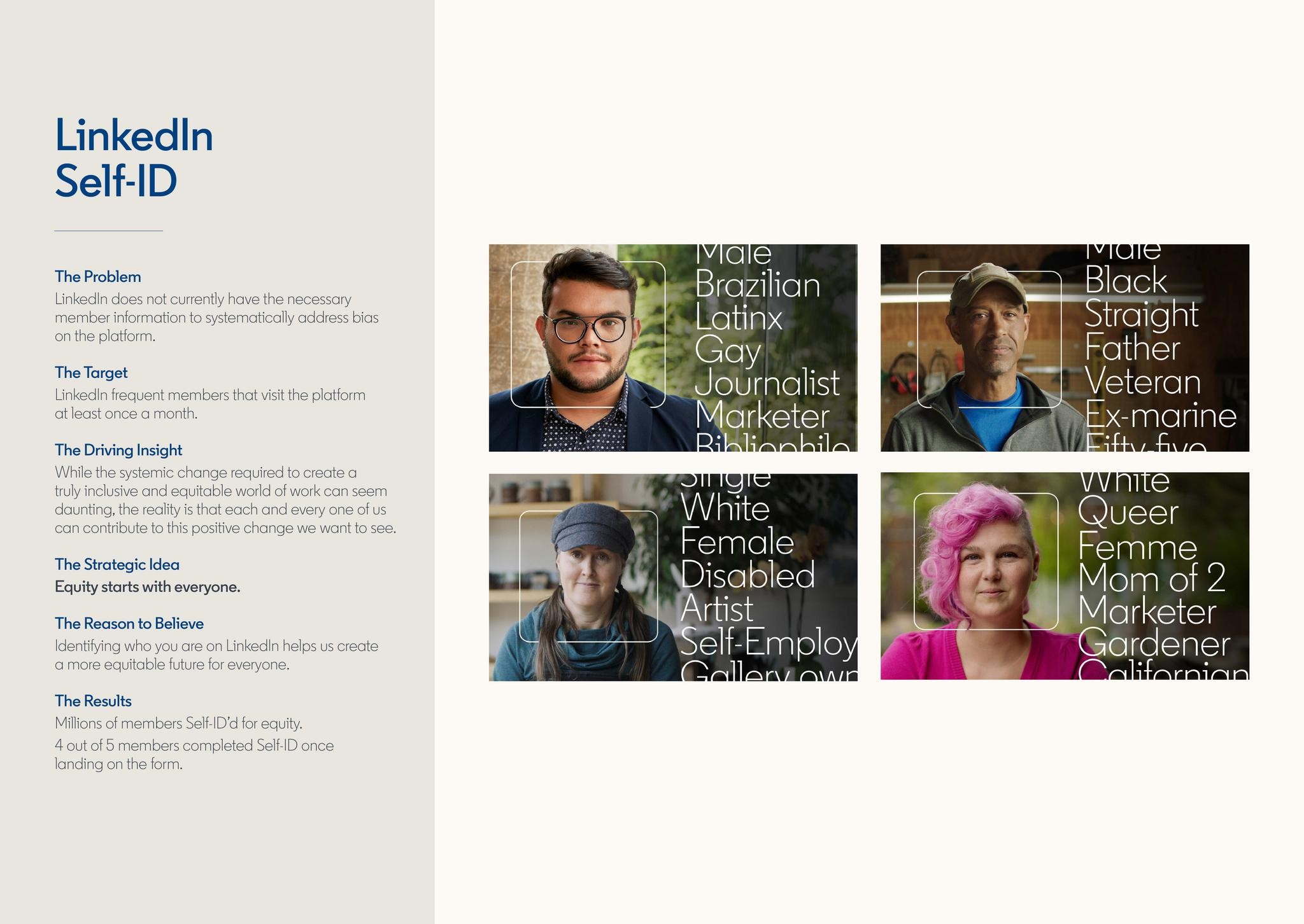 Building a more equitable workplace with Self-ID | Campaign | THE WORK