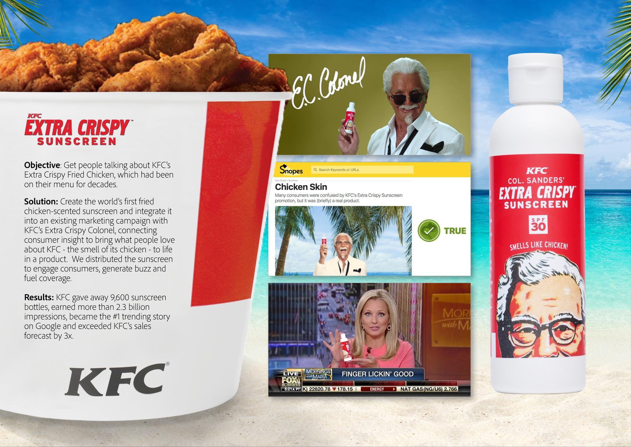 KFC Extra Crispy Sunscreen | Campaign | THE WORK
