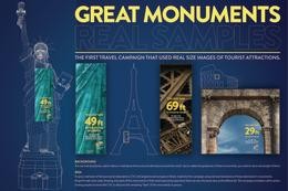 Great Monuments, Real Samples | Campaign | THE WORK