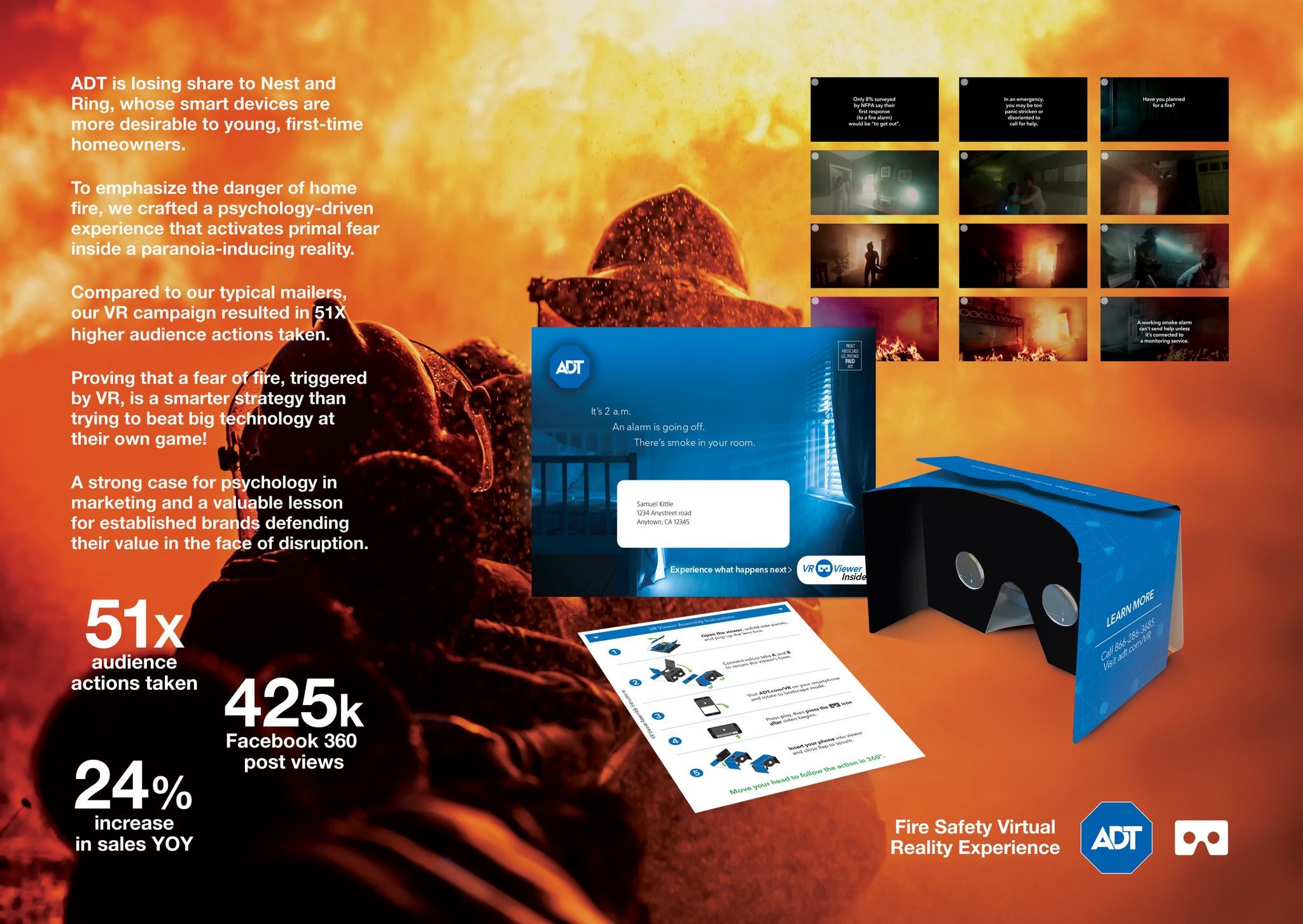 ADT Fire Safety Virtual Reality Experience | Campaign | THE WORK