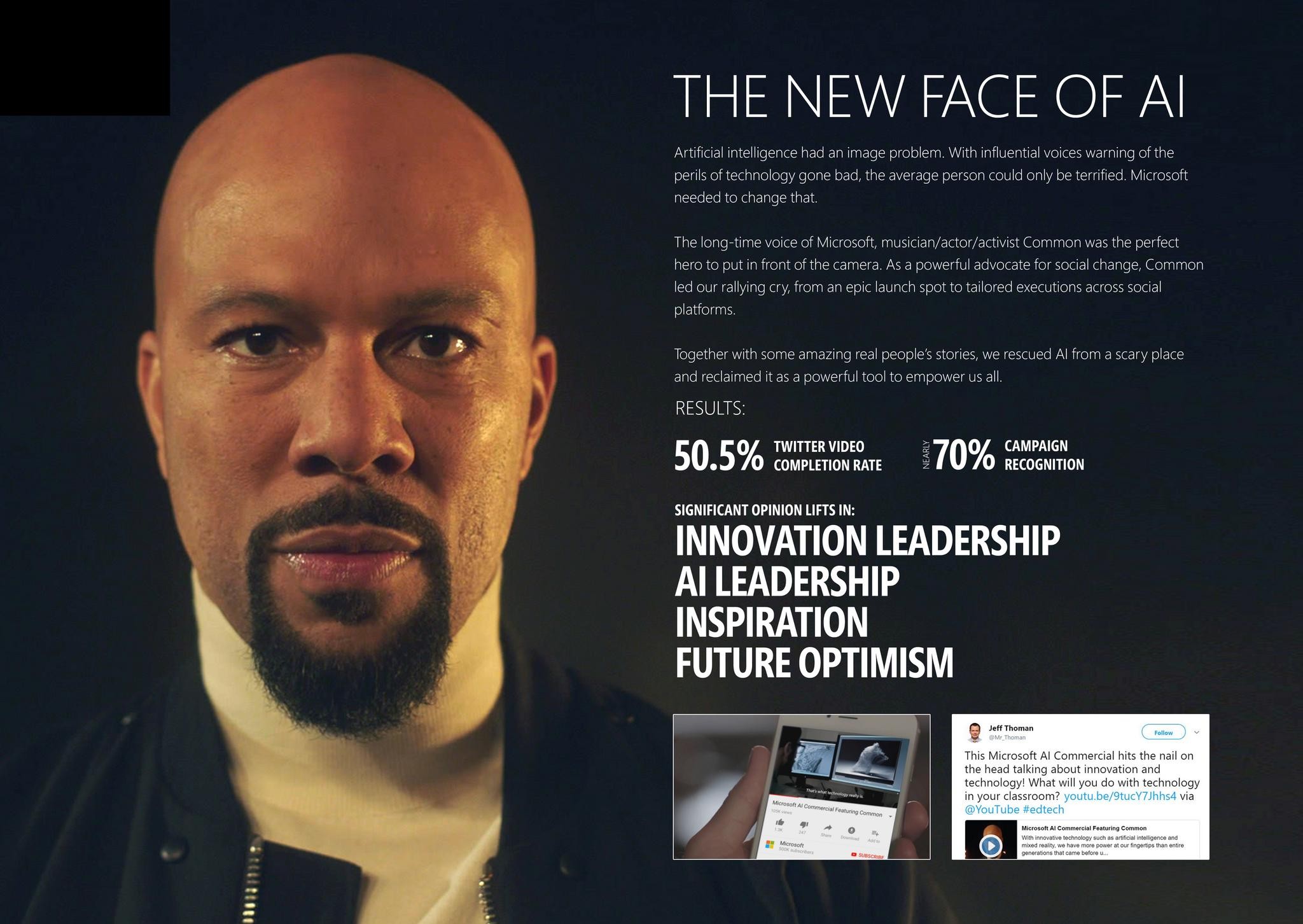 Common "Vision" | Campaign | THE WORK