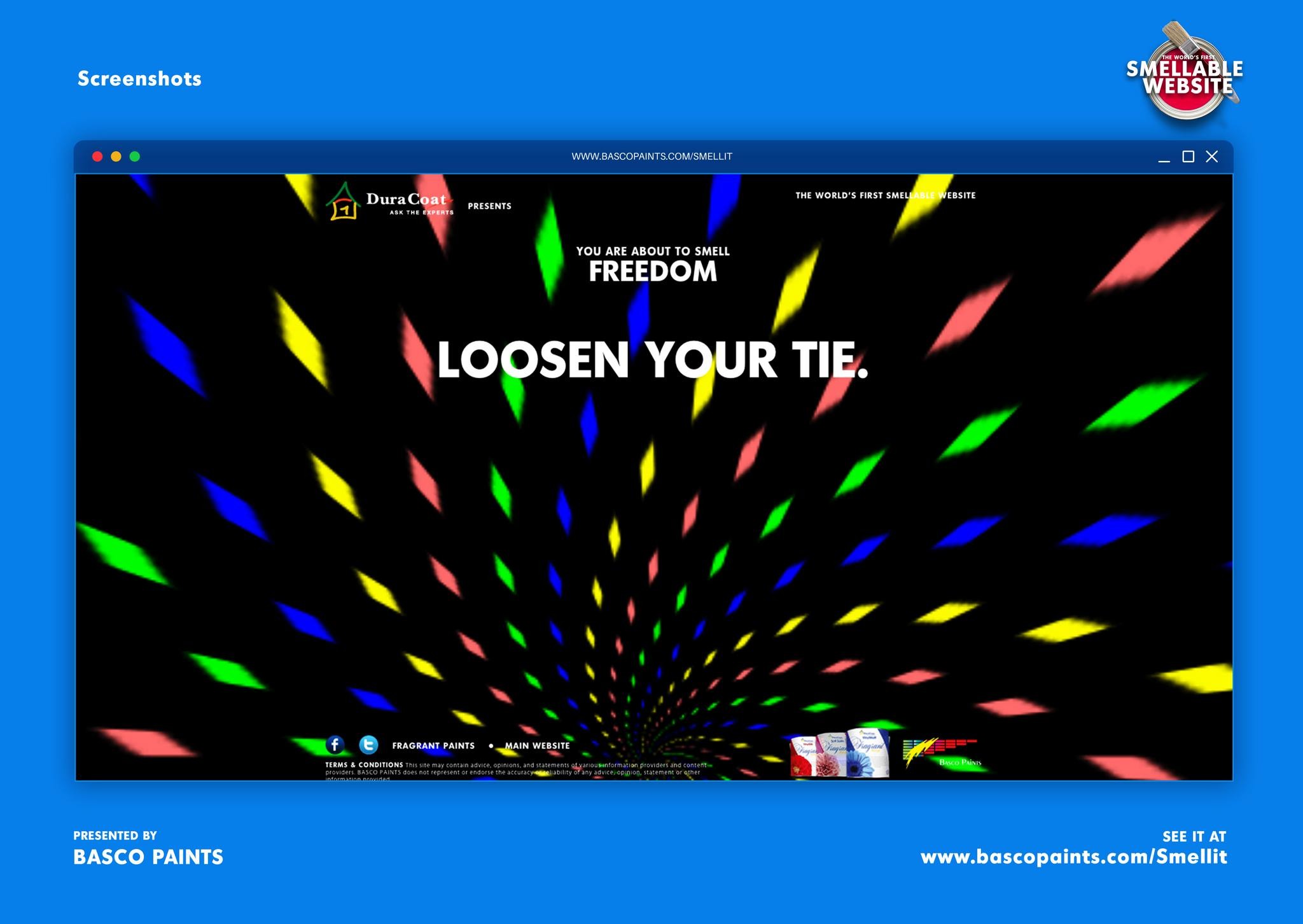 THE WORLD'S FIRST SMELLABLE WEBSITE | Entry | THE WORK