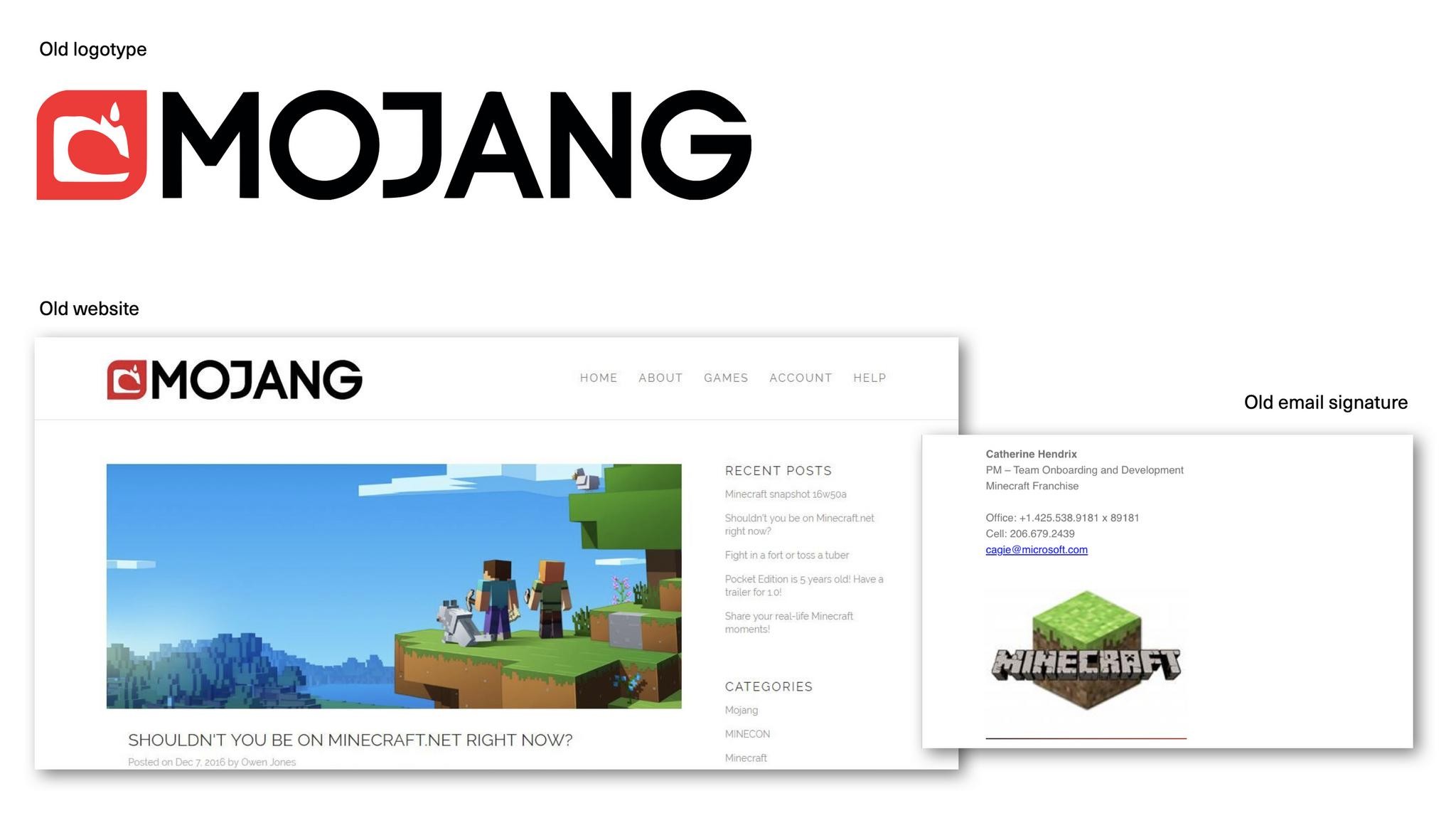 Mojang Studios | Campaign | THE WORK