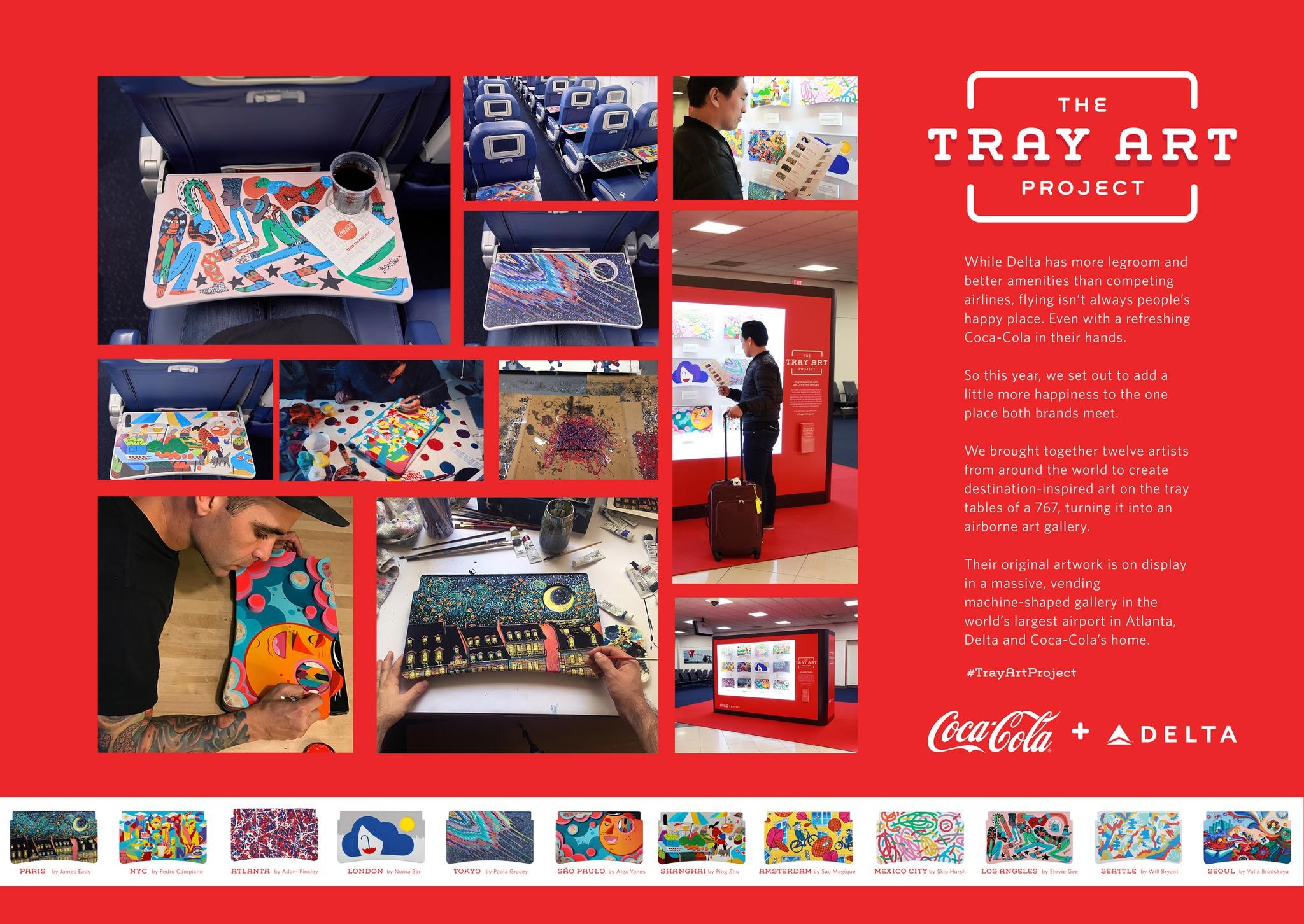 Delta x Coke Tray Gallery | Campaign | THE WORK