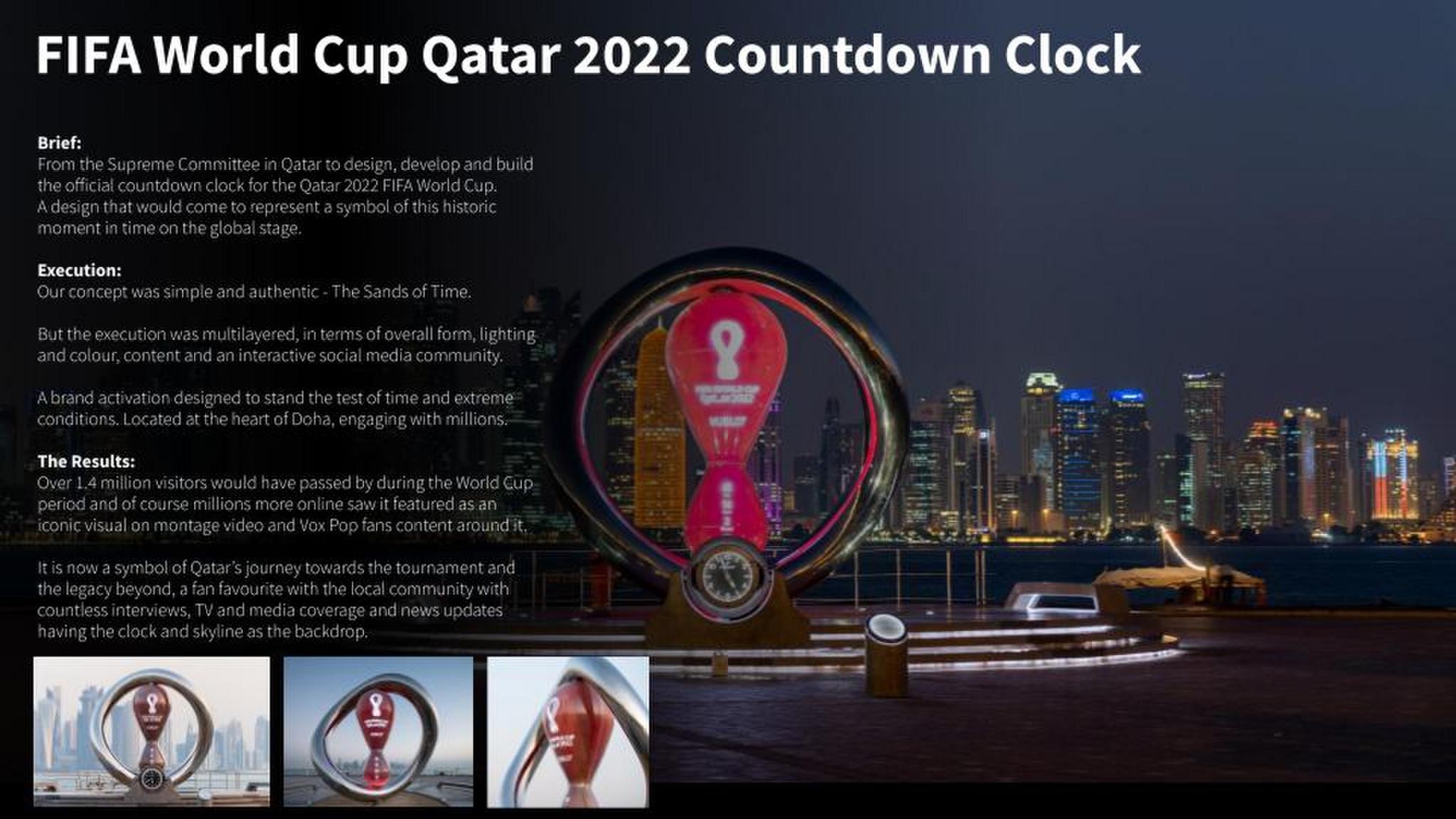 FIFA World Cup Qatar 2022 Countdown Clock | Campaign | THE WORK
